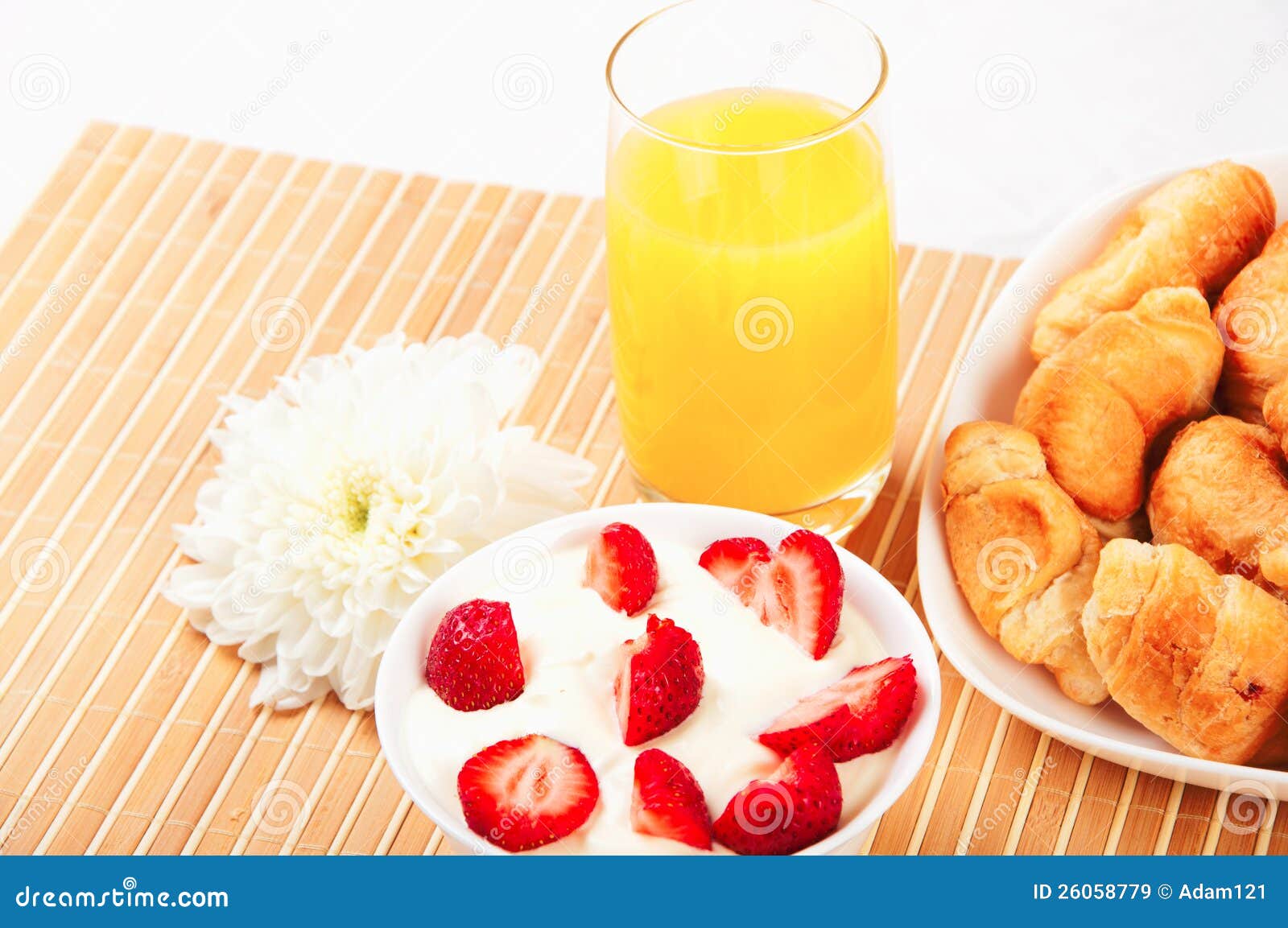Early breakfast stock image. Image of eating, juicy, continental - 26058779