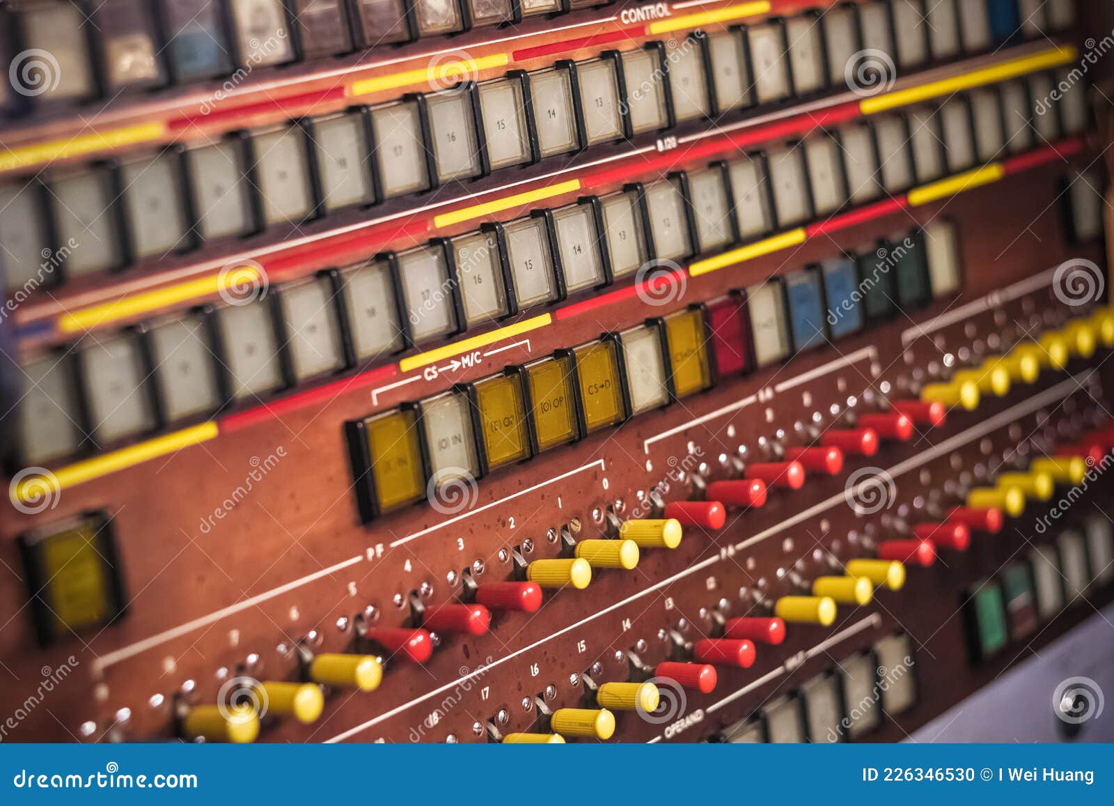 Early Computer, Ferranti Atlas Computer Console Dated 1964 at Science ...