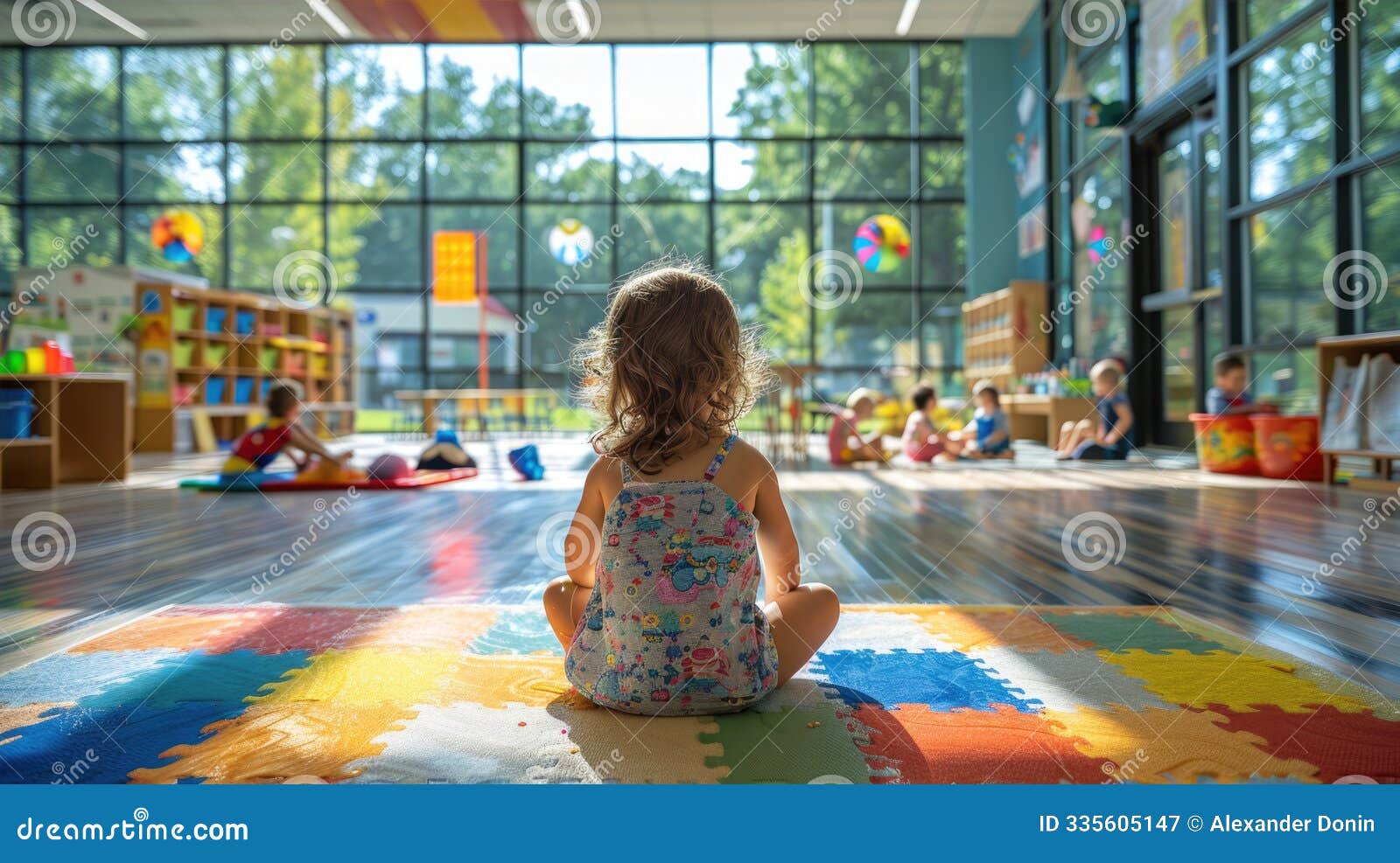 Early Learning Activities in a Kindergarten Classroom Stock Image - Image of classroom, teaching ...