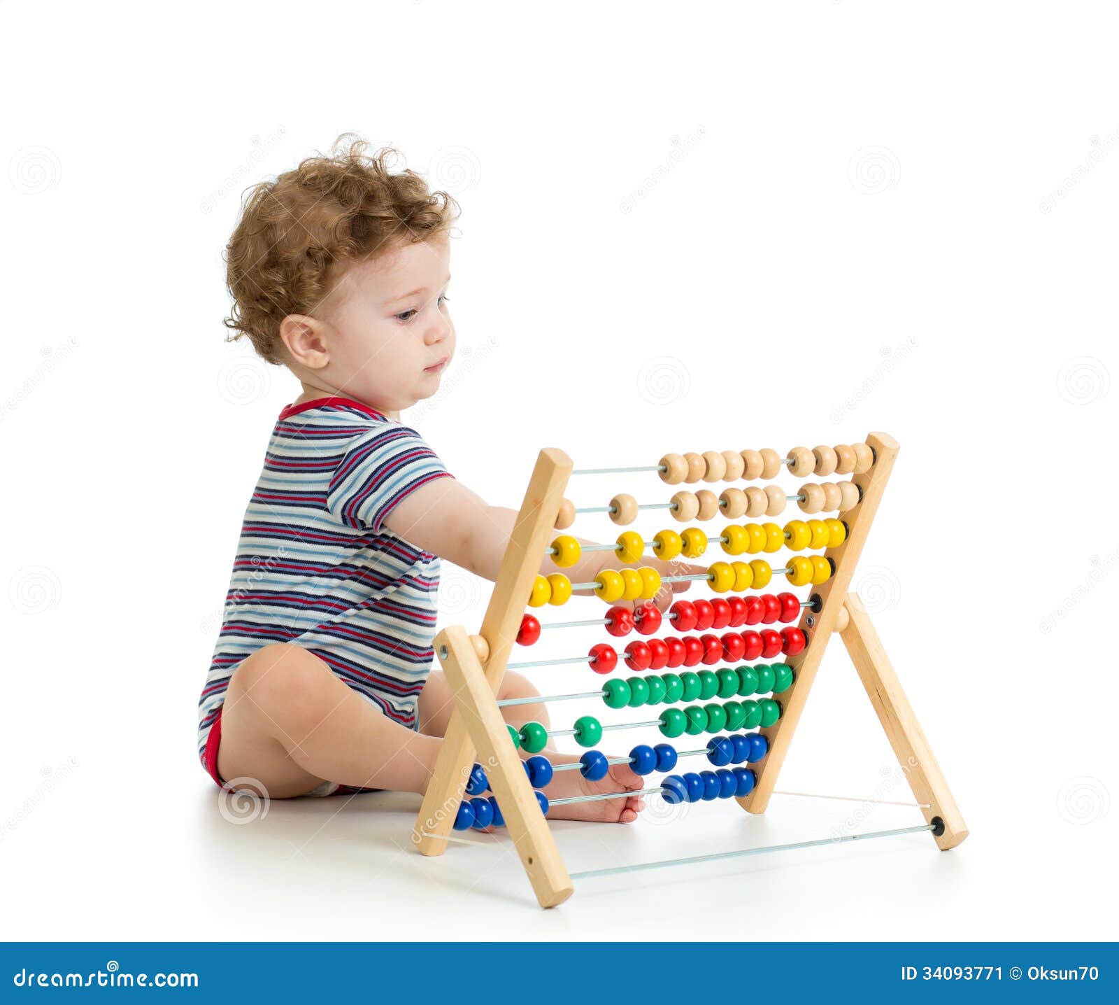Early learning baby boy stock image. Image of game, counting - 34093771