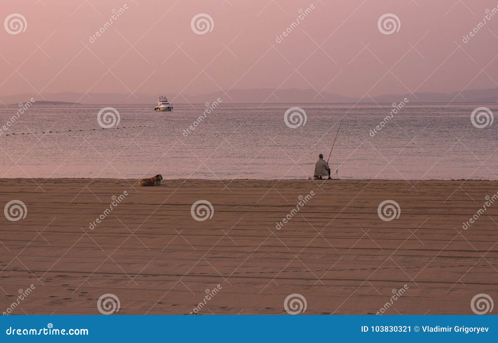 Early morning editorial photo. Image of beach, fisherman - 103830321