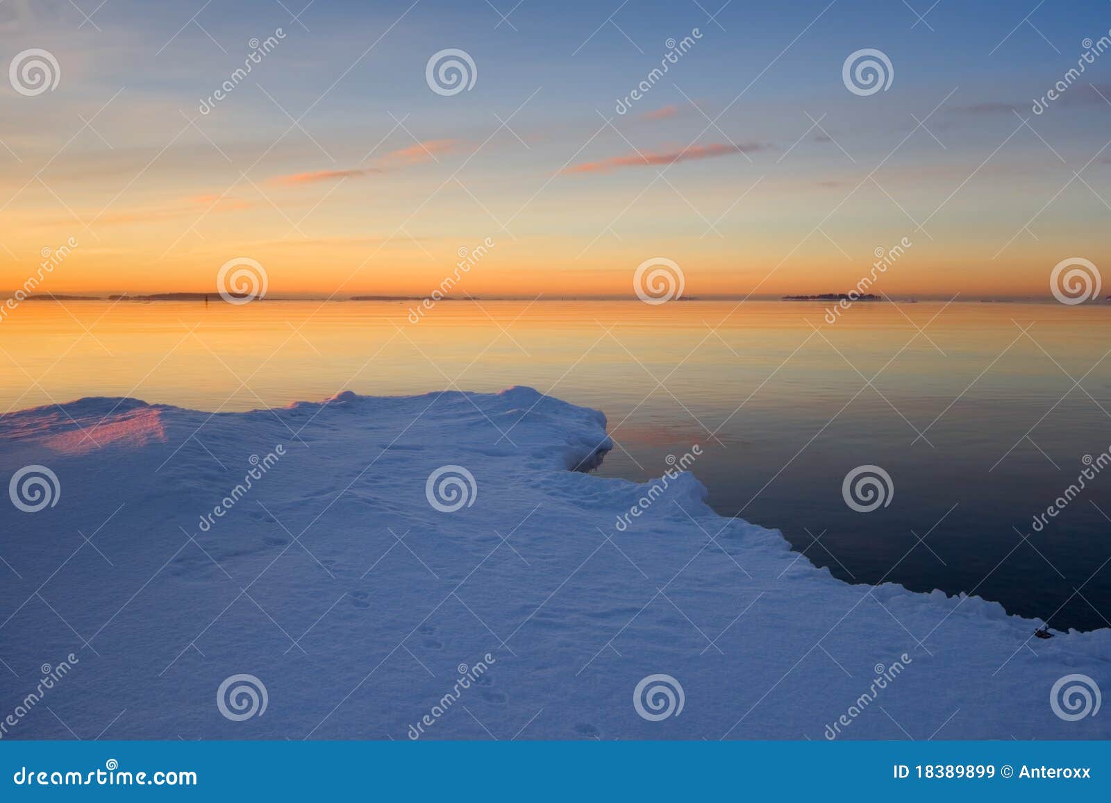 Early morning dawn. stock image. Image of dusk, melting - 18389899