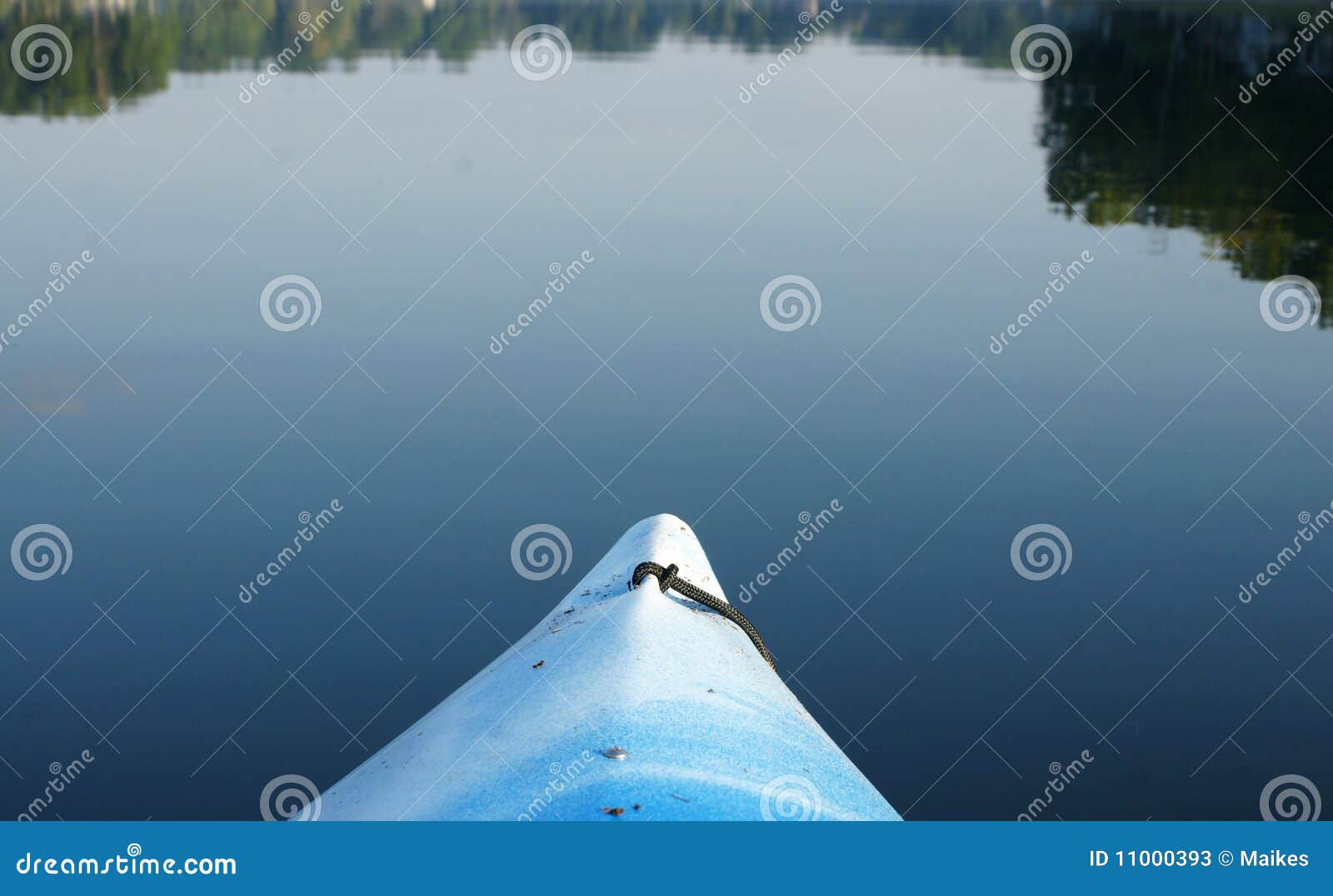 Early Morning Kayak stock image. Image of paddle, blue - 11000393