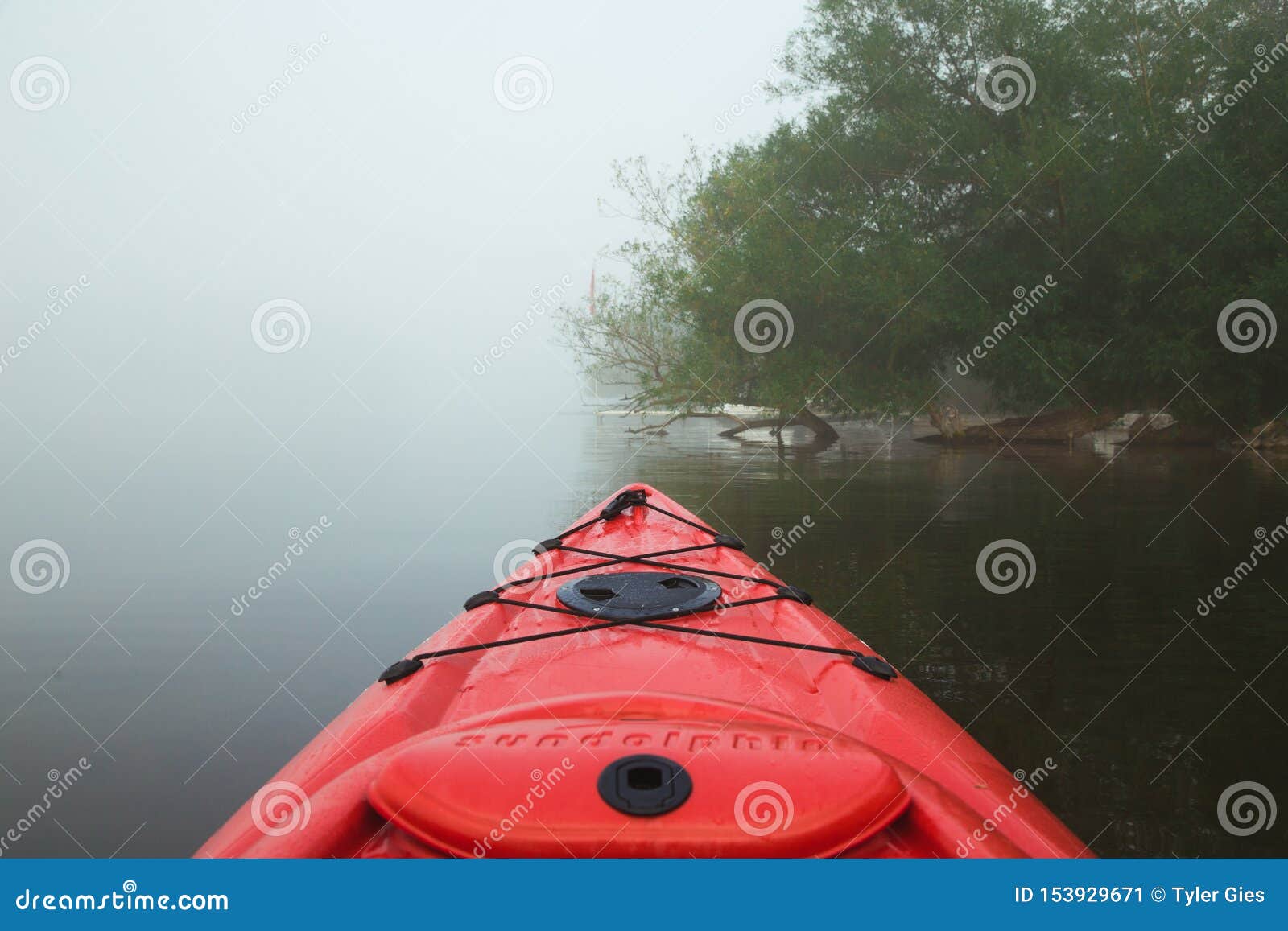 Early Morning Kayak Ride at the Cottage Editorial Photo - Image of ...
