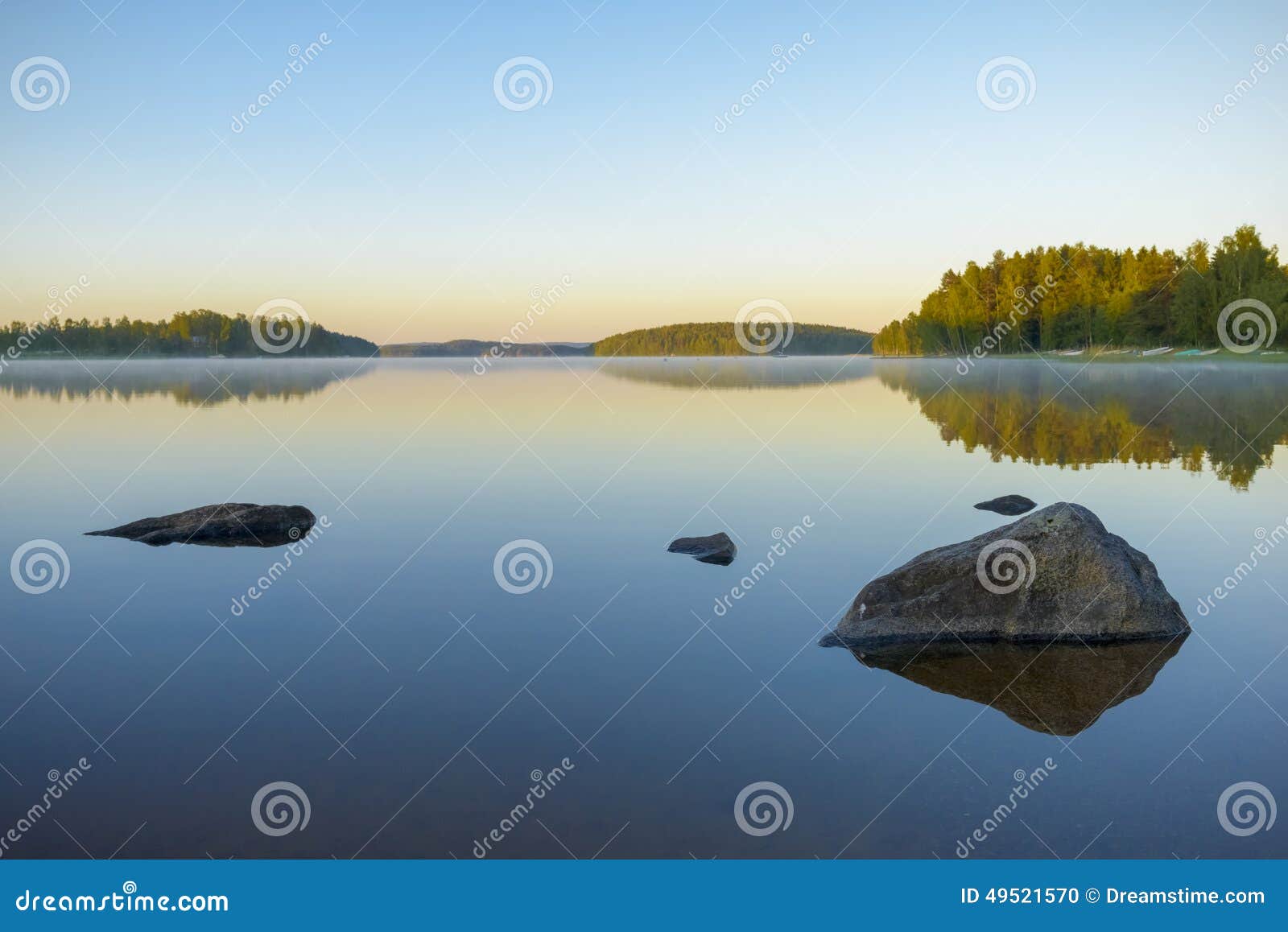 Early morning on the lake stock photo. Image of lakescape - 49521570