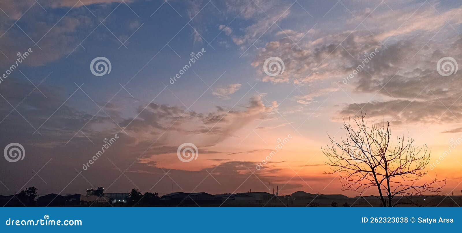 Early Morning Light and Blue Sky Stock Photo - Image of sunrise, shore ...