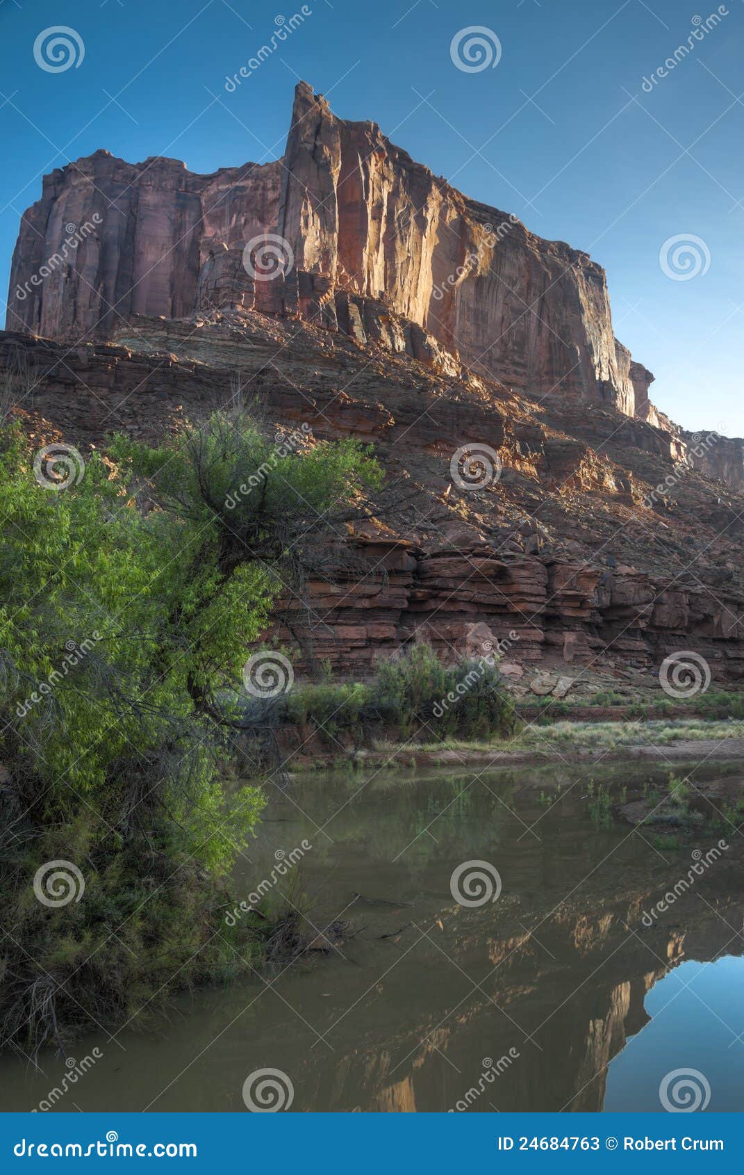 Early Morning Light in Canyons, American Southwest Stock Image - Image ...