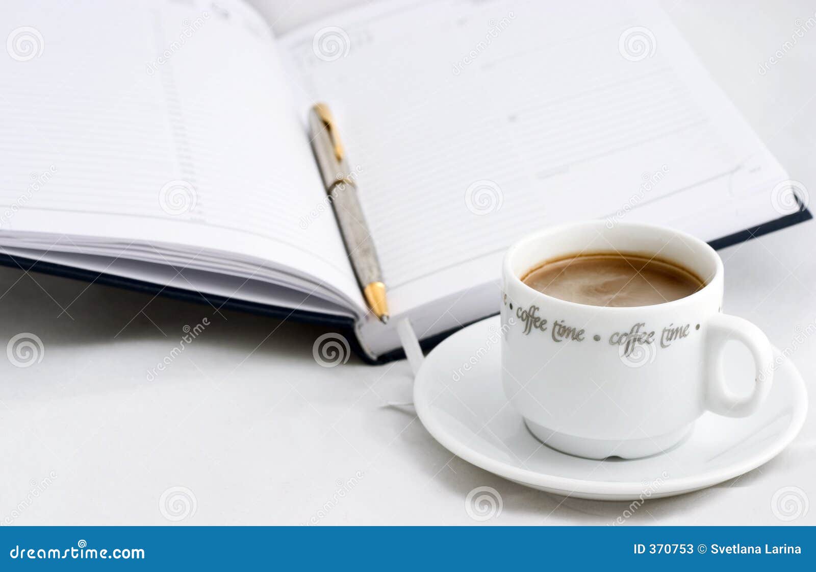 Early Morning in the Office Stock Image - Image of coffee, opened: 370753