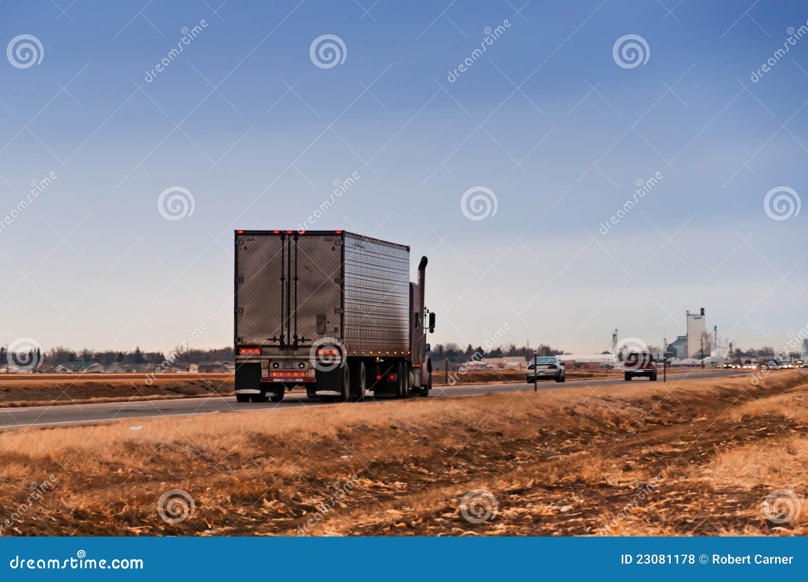 Early Morning Traffic stock photo. Image of dawn, road - 23081178