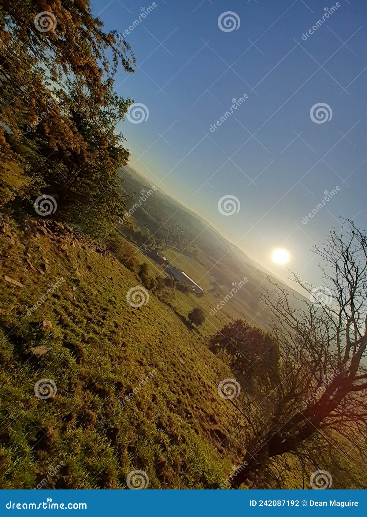 Early Morning walk. stock photo. Image of mountain, sunlight - 242087192