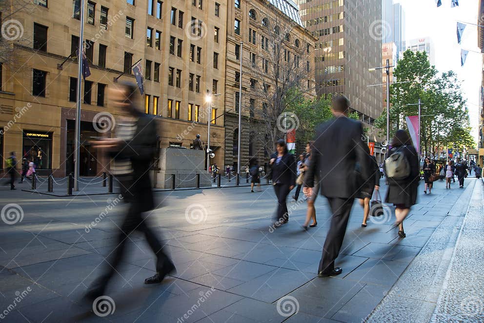 Early morning walk to work editorial photography. Image of workers ...