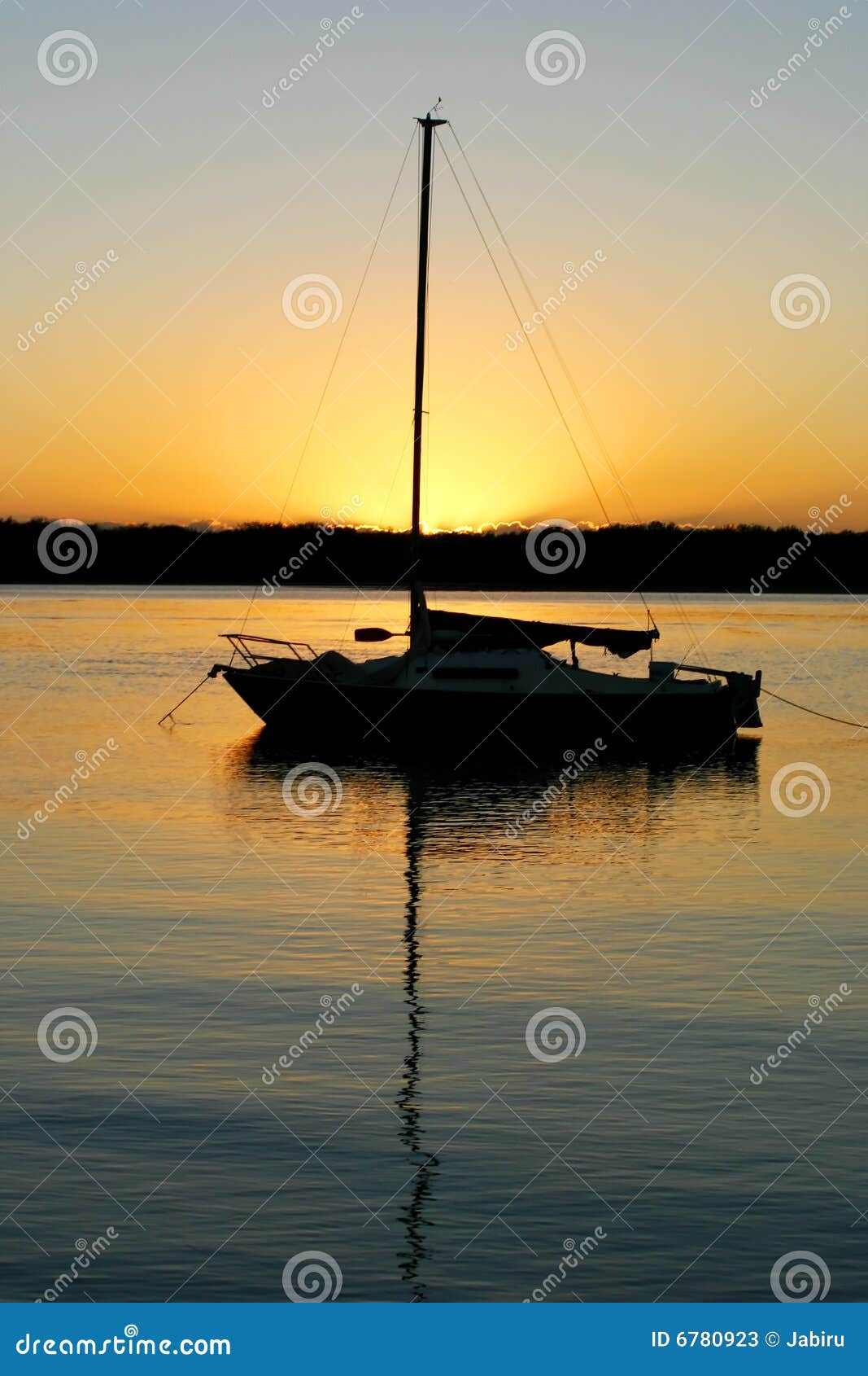 Early Morning Yacht stock image. Image of restful, golden - 6780923