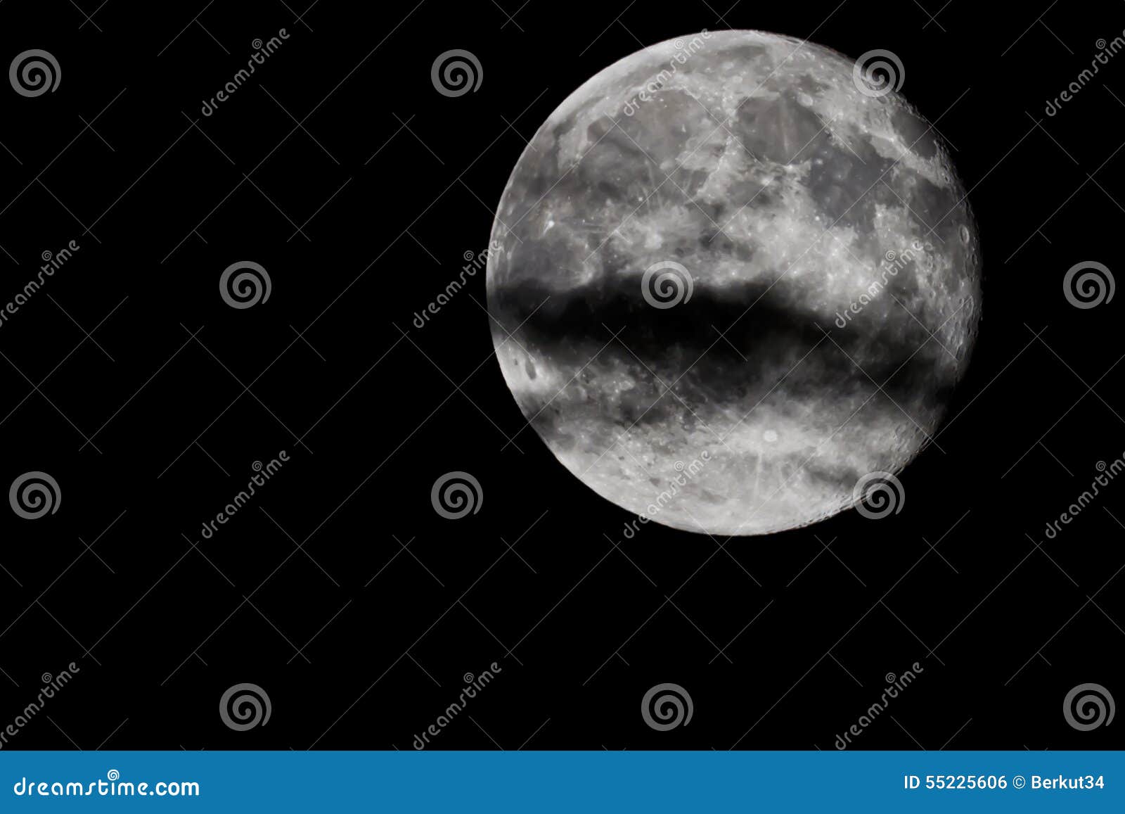 Early Phase of the Moon Close Up Stock Photo - Image of close ...