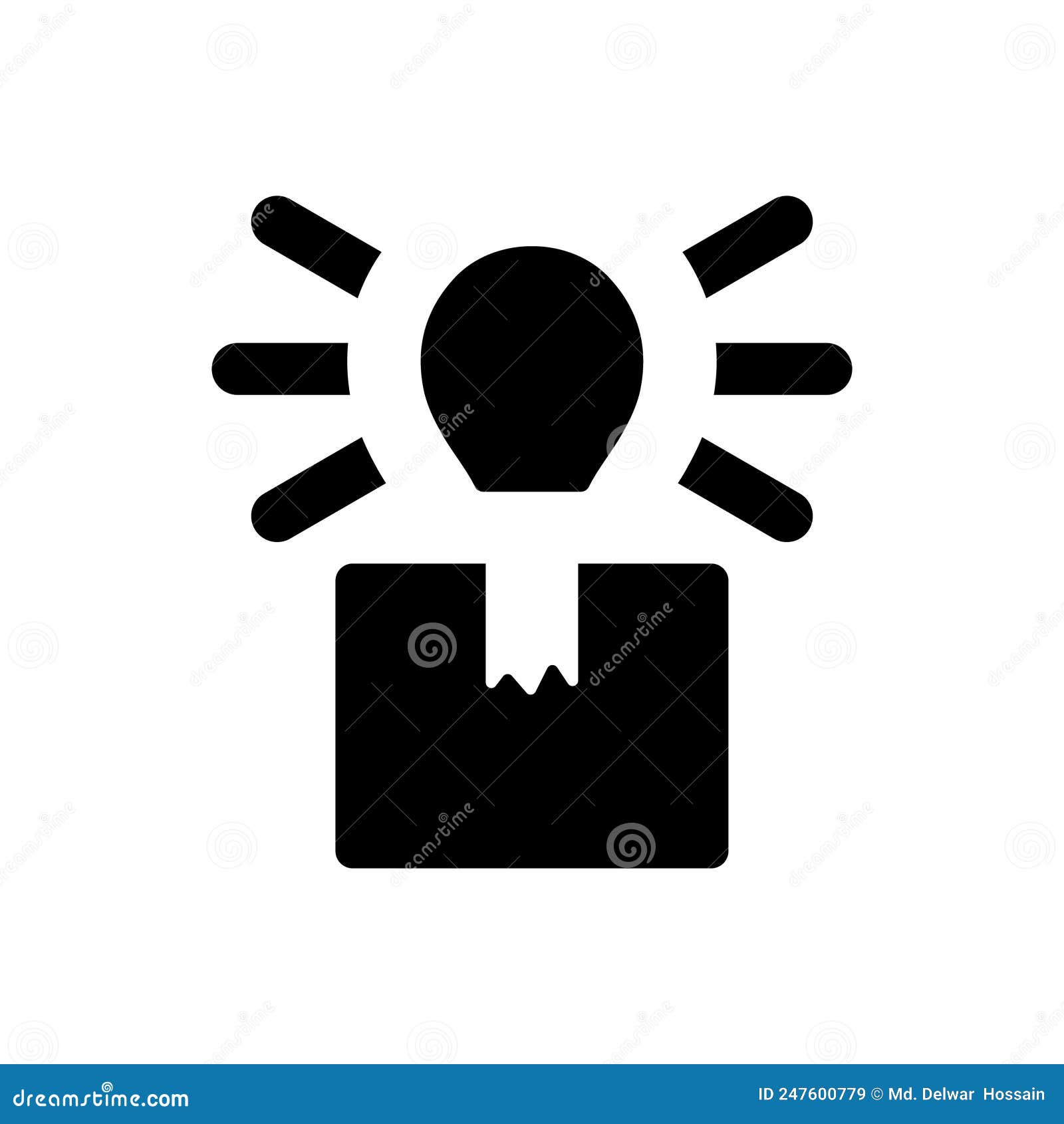 Early product icon stock vector. Illustration of symbol - 247600779