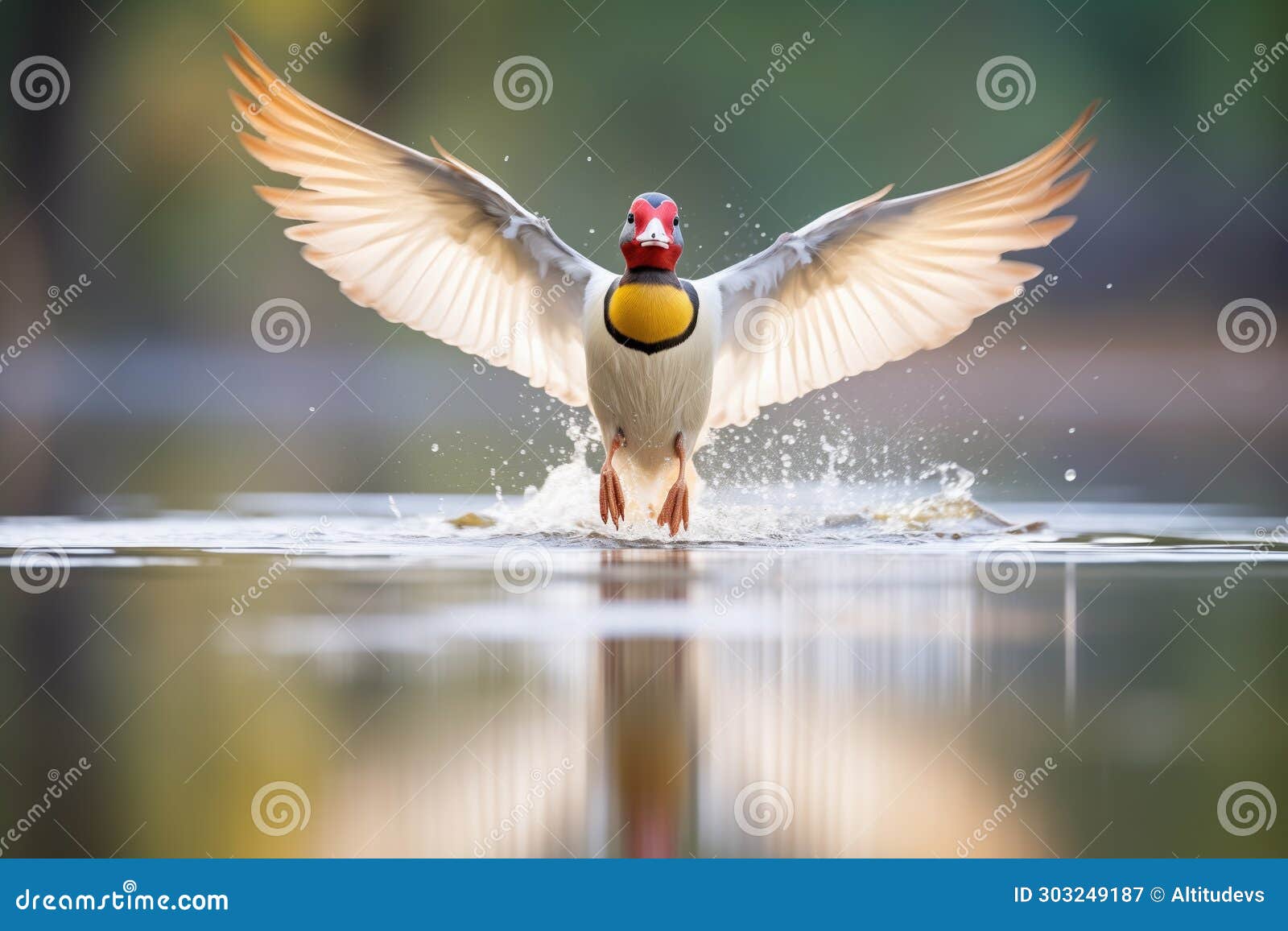 Early Riser Duck Diving for Breakfast in Pond Stock Image - Image of ...
