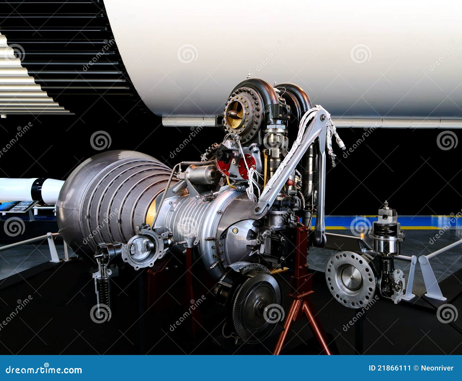 Early Rocket Engine stock image. Image of rocket, oxygen - 21866111