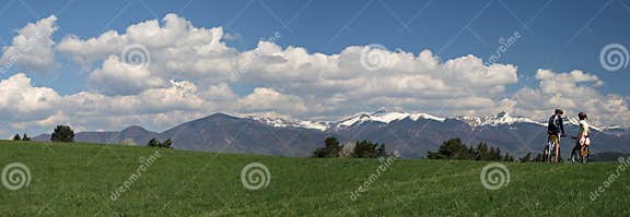Early spring biking stock photo. Image of hobby, view - 9462824