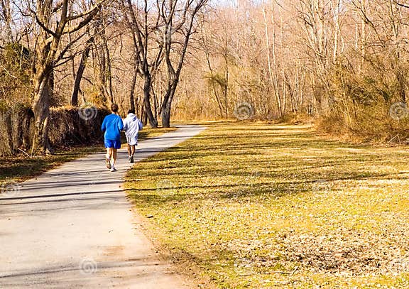 Early Spring Crosscountry Run Stock Photo - Image of sneakers, exercise ...