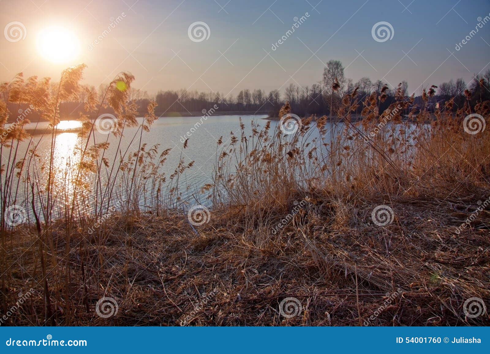 Early spring landscape stock photo. Image of sunrise - 54001760