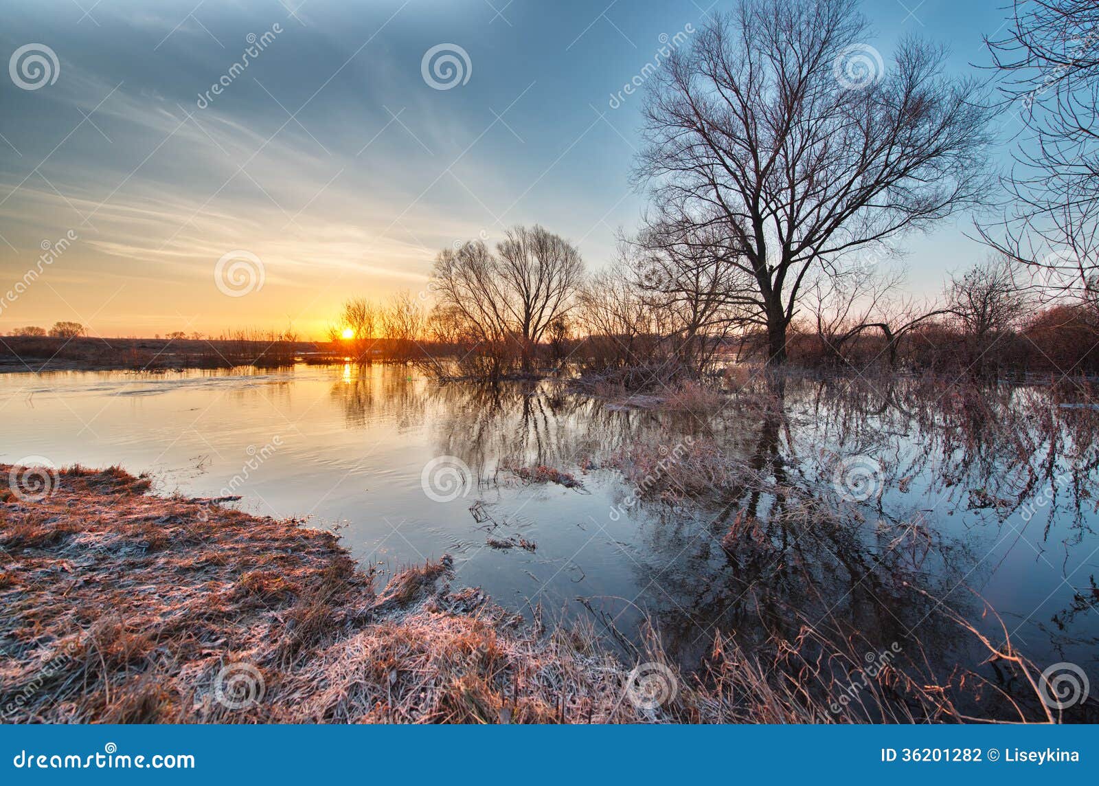 Early spring landscape stock photo. Image of field, light - 36201282