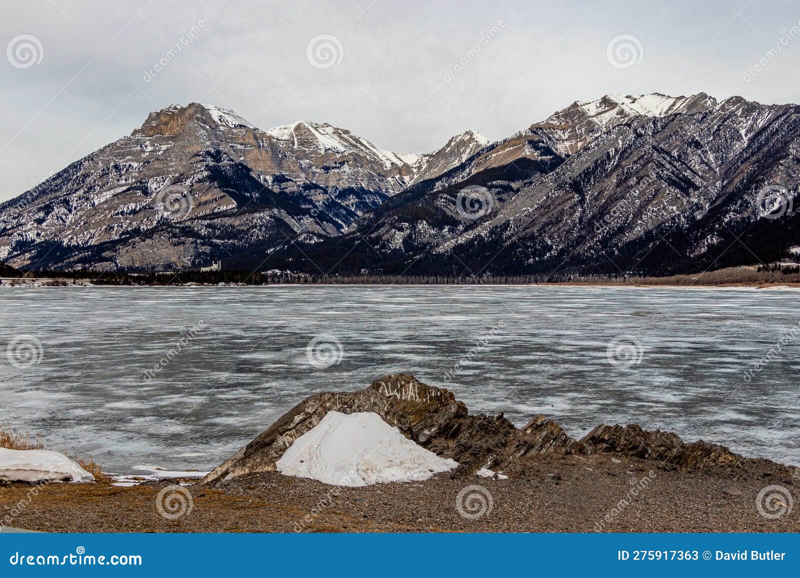 Early Spring Morning Lac De Arc, Lac De Arc, Alberta, Canada Stock ...