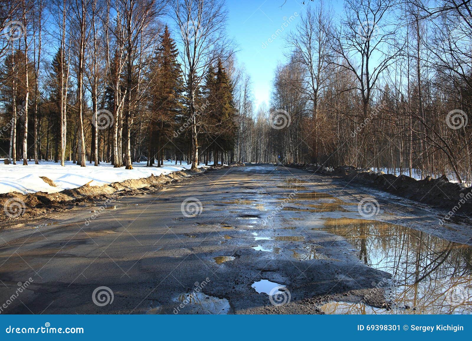 Early spring in park stock image. Image of early, river - 69398301