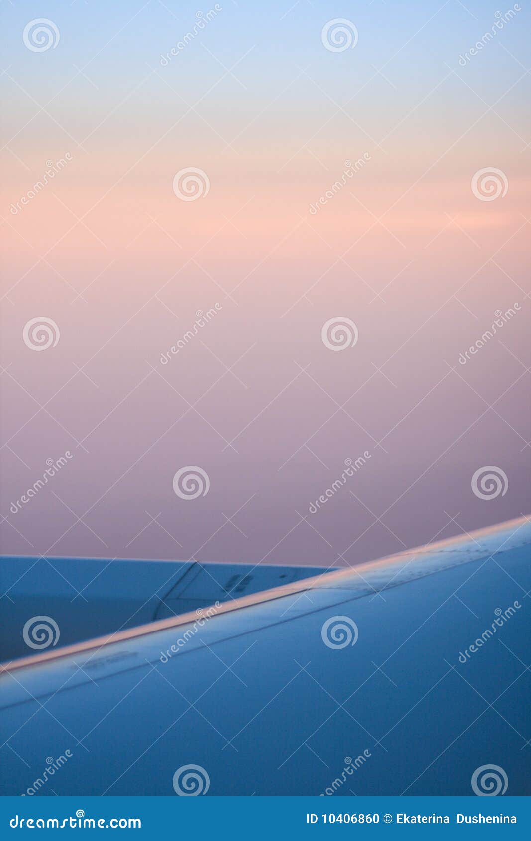 Early Sunrise from Airplane Window. Stock Photo - Image of nature ...