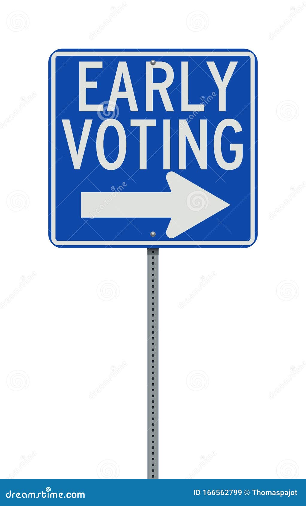Early Voting Icon With Vote, Icon, And Patriotic Symbolism And Colors ...