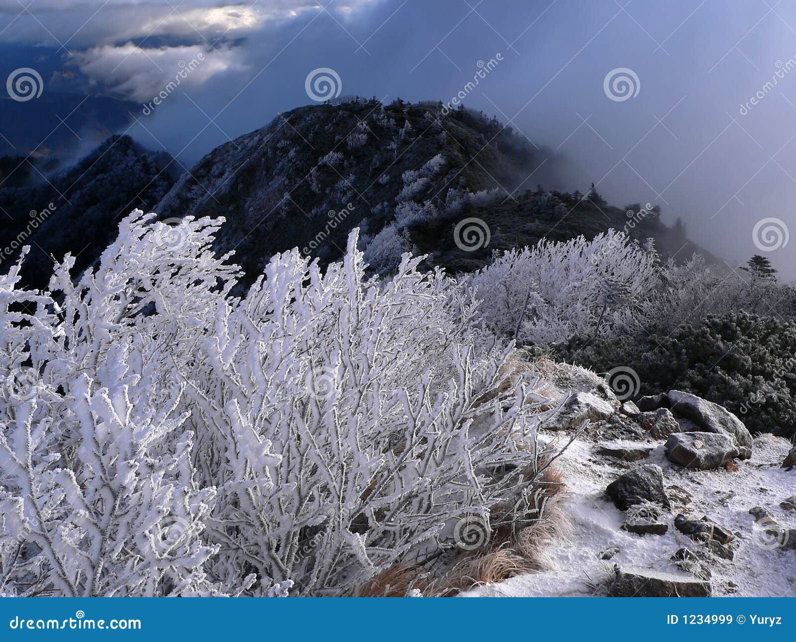 Early winter mountains stock image. Image of sport, climb - 1234999