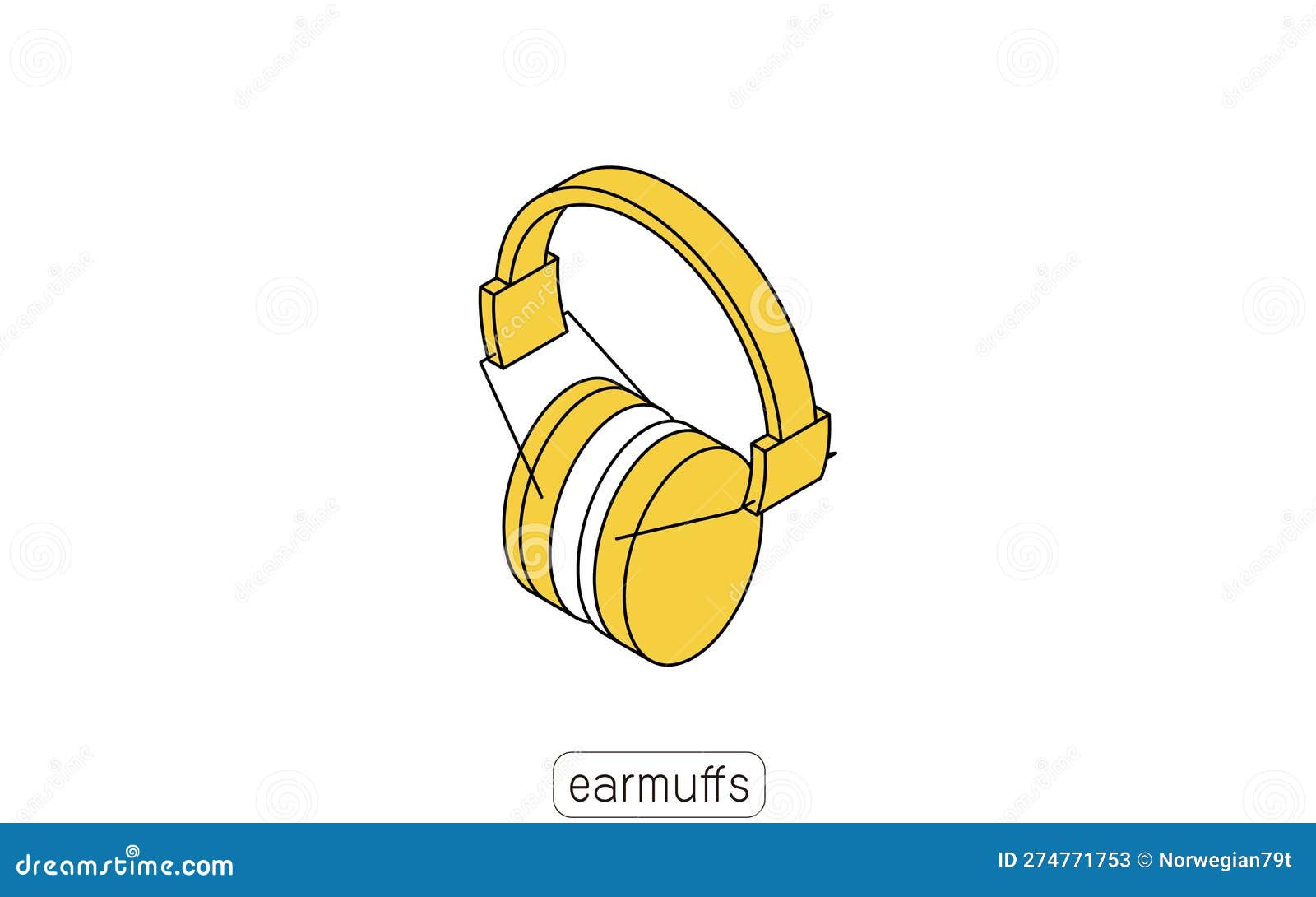 Earmuffs Illustration of Handy Noise Reduction Goods Stock Vector ...