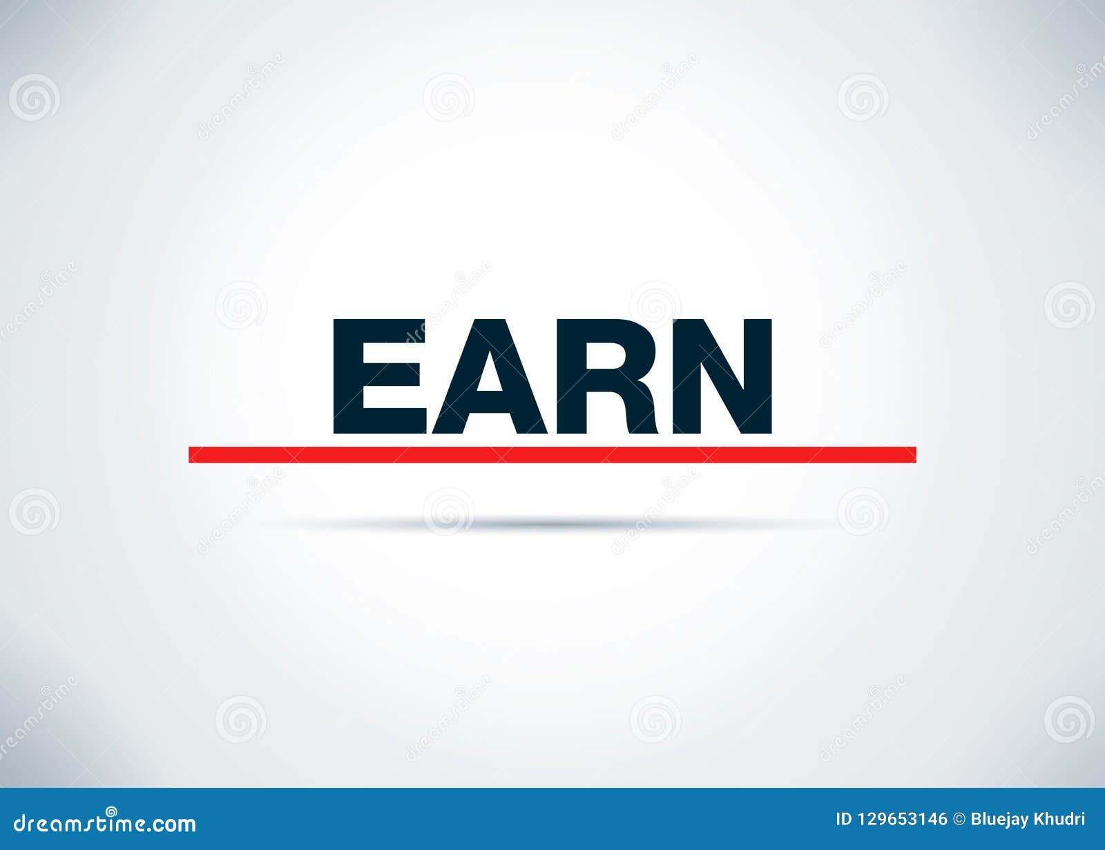 Earn Abstract Flat Background Design Illustration Stock Illustration ...