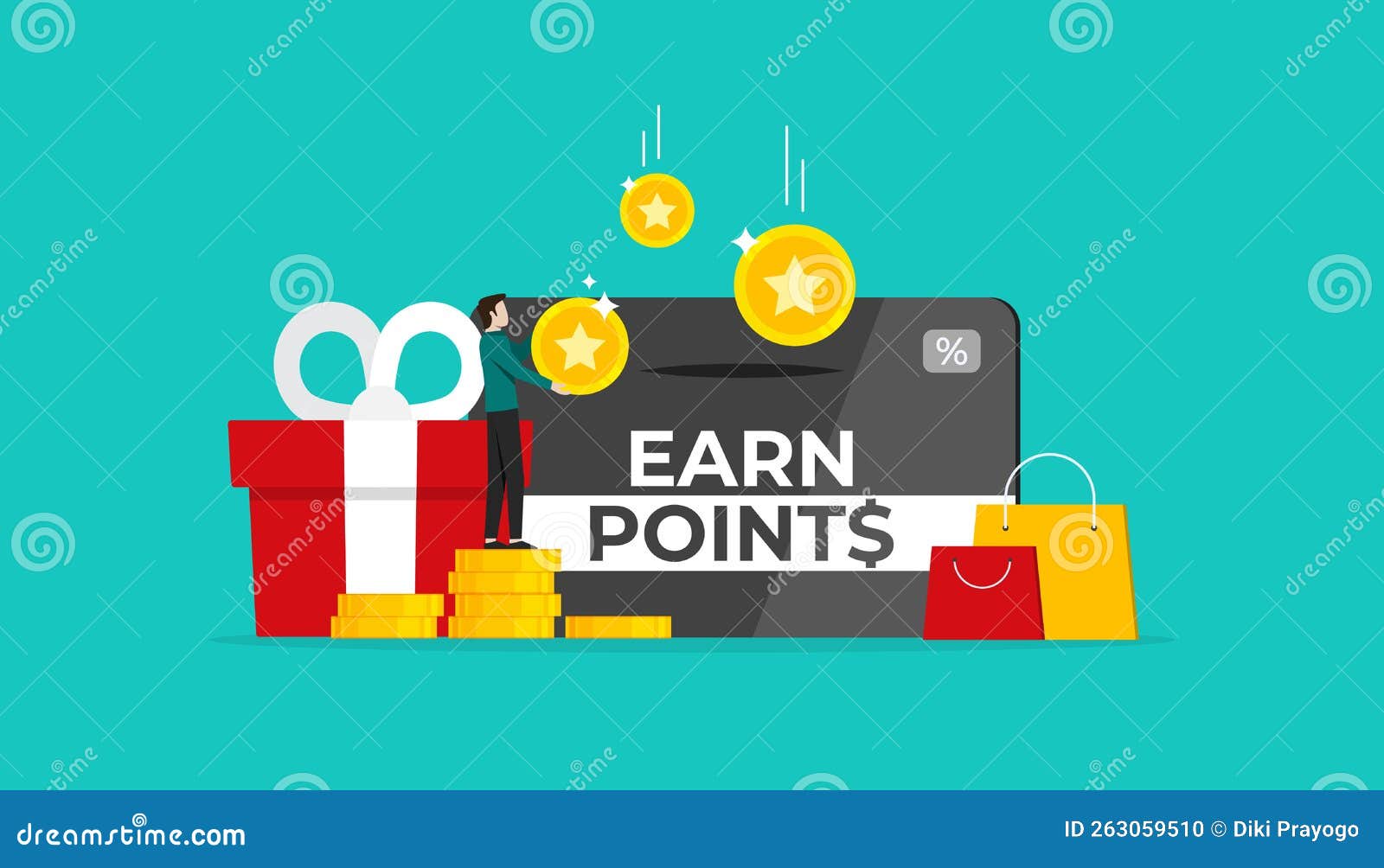 Earn Points Concept for Loyal Customers, Loyalty Program and Get ...