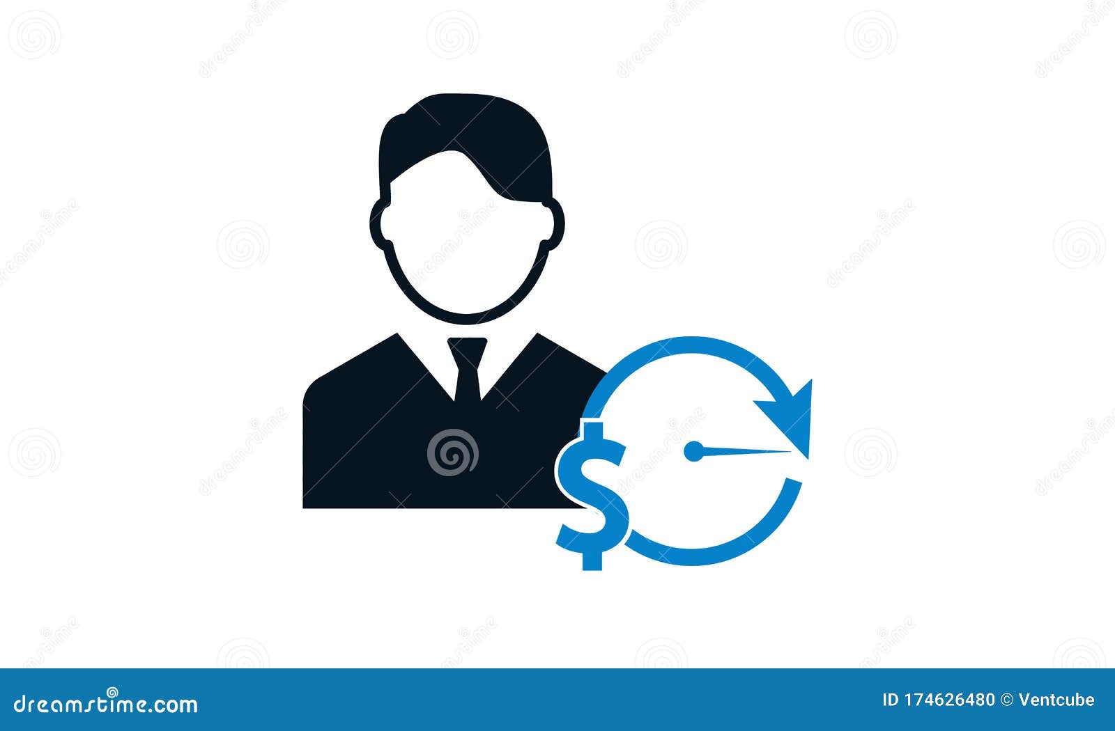 Earning vector icon stock illustration. Illustration of account - 174626480
