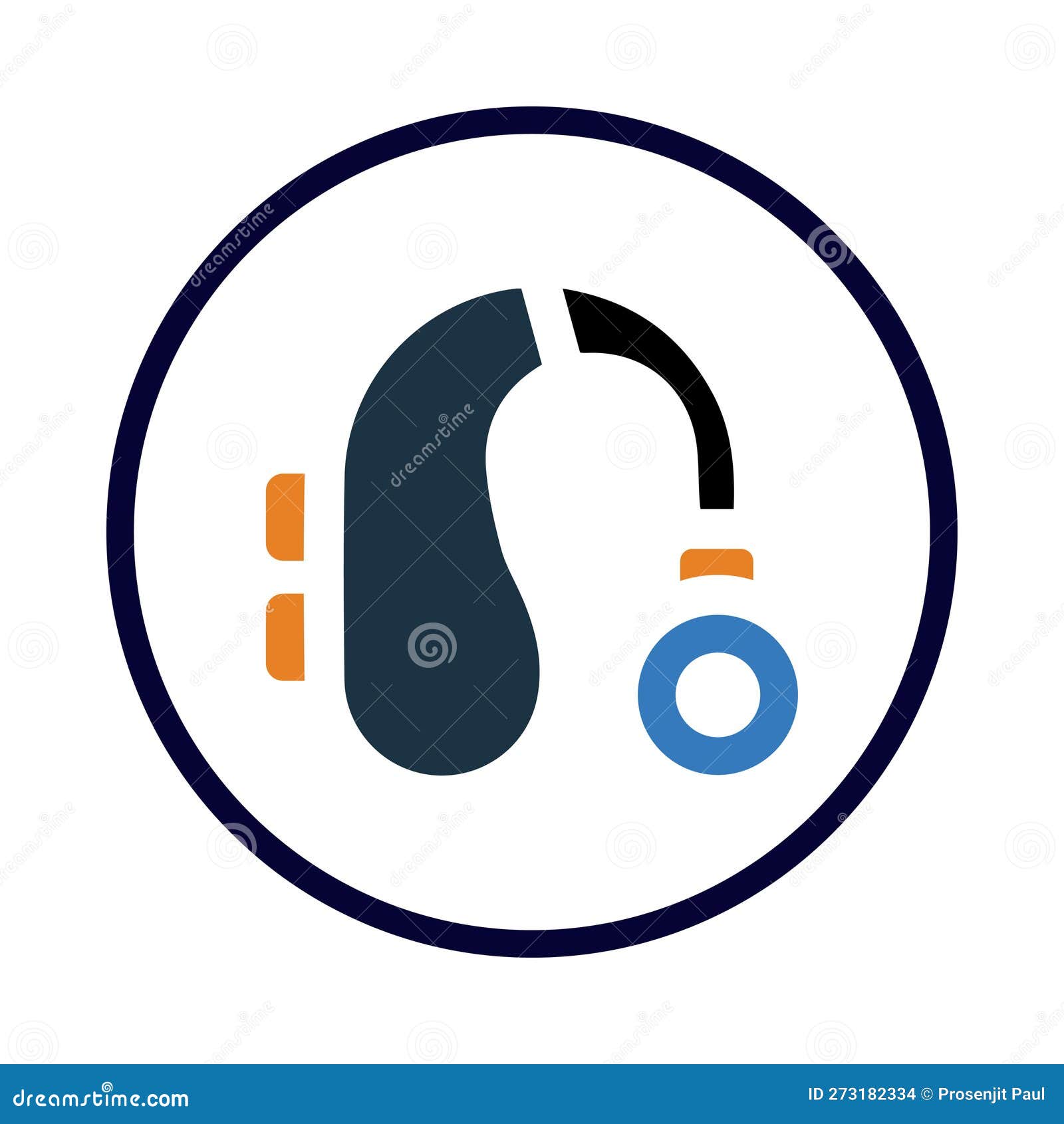 Earphone, Deaf, Ear, Headphone, Deaf Earphone Icon Stock Vector ...