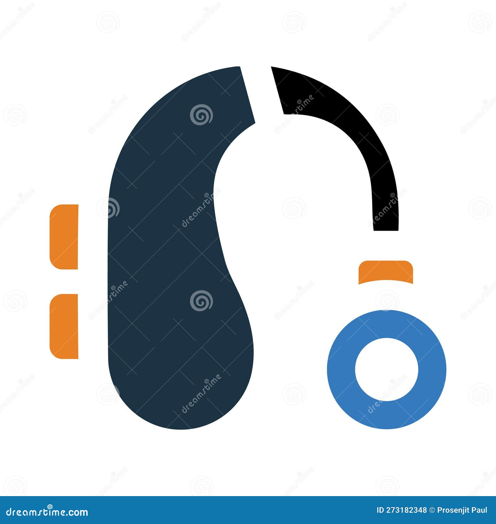 Earphone, Deaf, Ear, Headphone, Deaf Earphone Icon Stock Vector ...