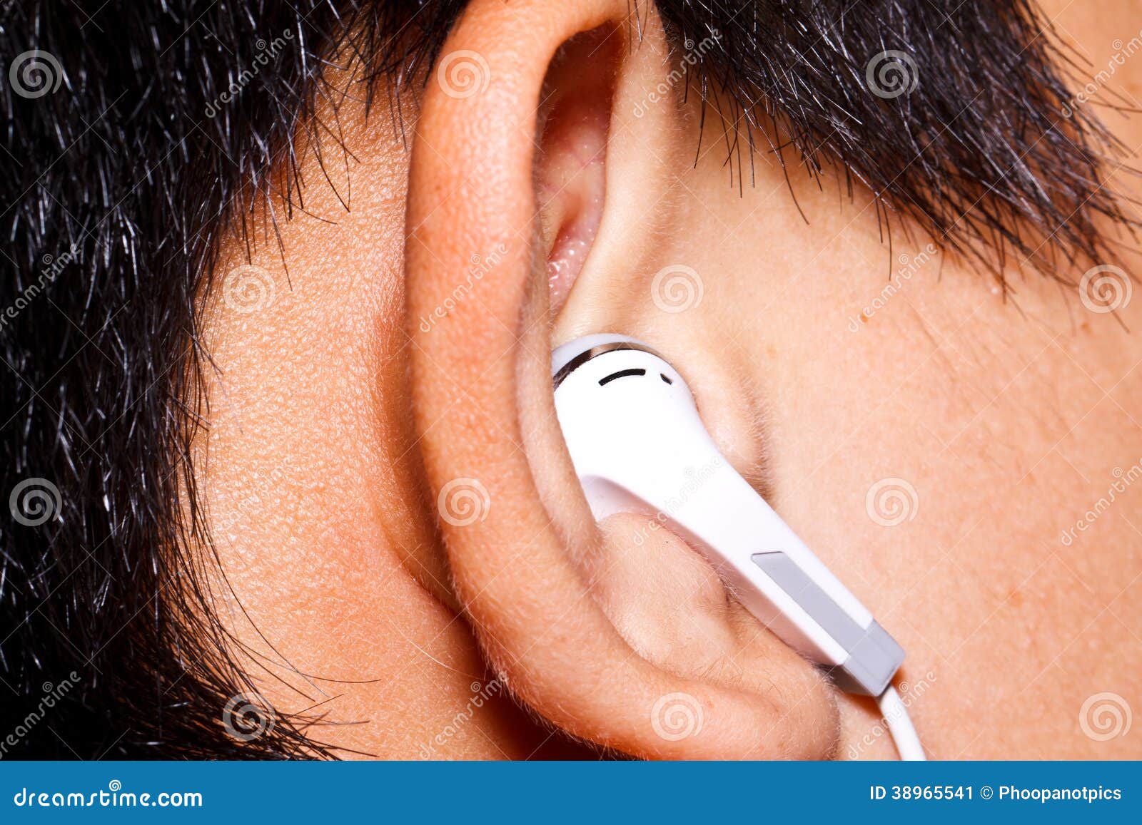 The earphone stock image. Image of earphone, entertainment - 38965541