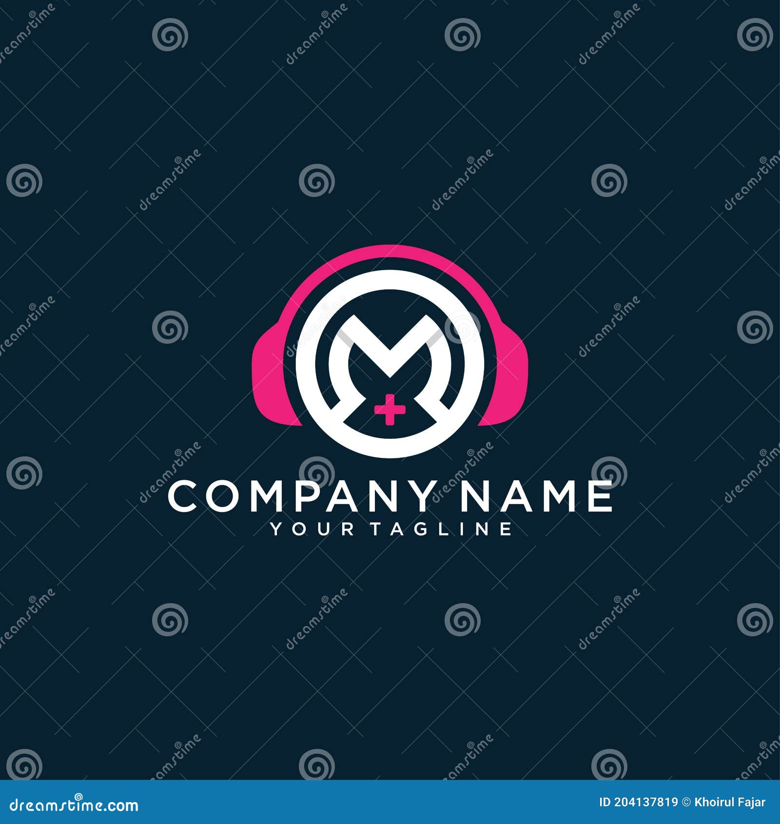 Earphone Logo. Headphone Logo. Headset Symbol Stock Vector ...