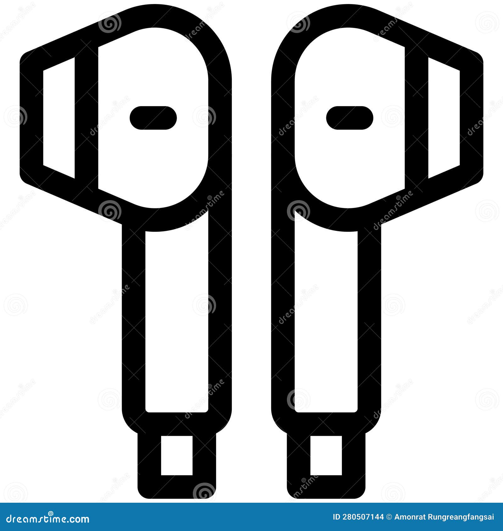 Earphones Icon, Marathon Related Vector Stock Vector - Illustration of ...