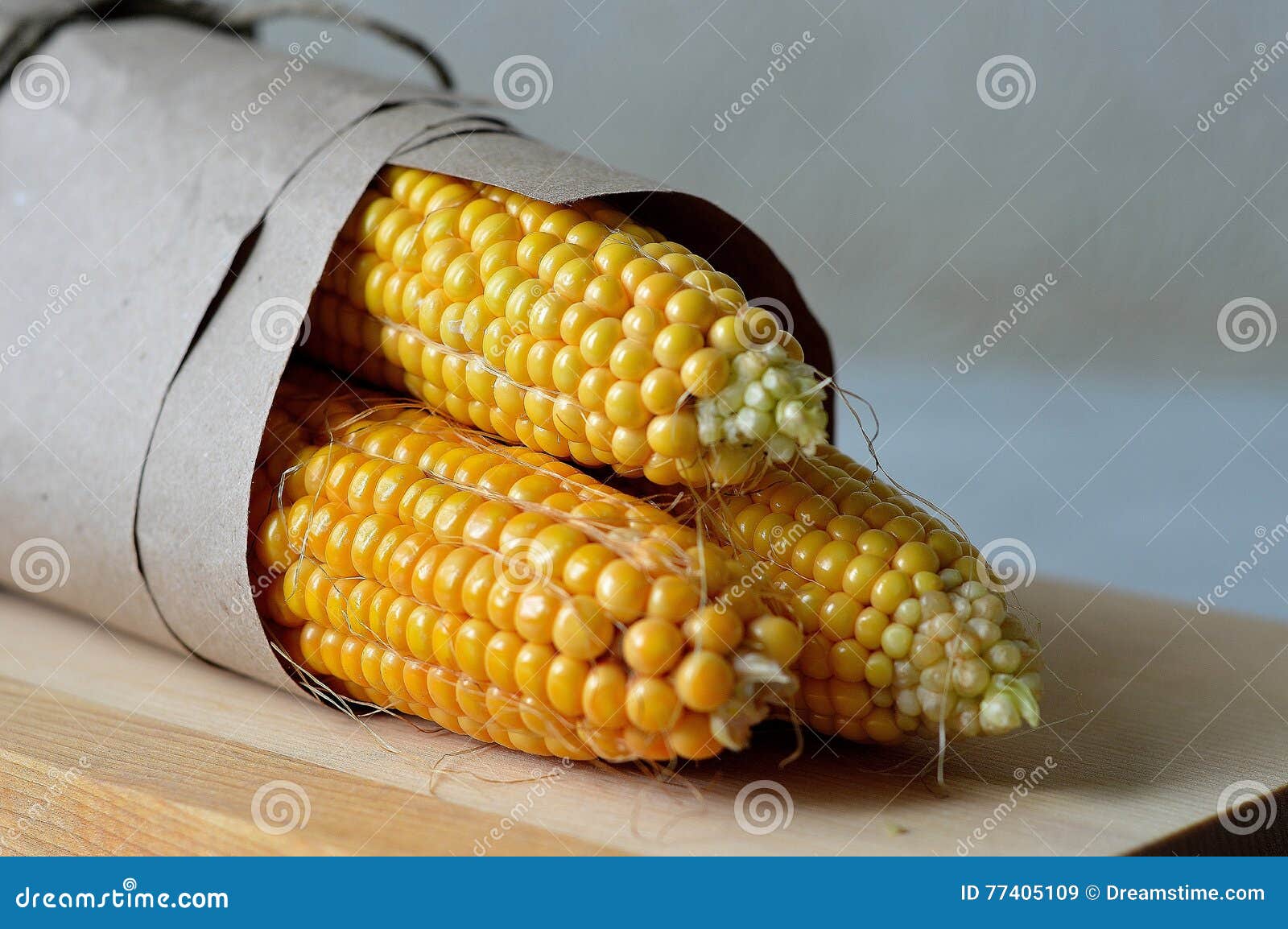 Ears of fresh corn stock image. Image of commodity, fresh - 77405109