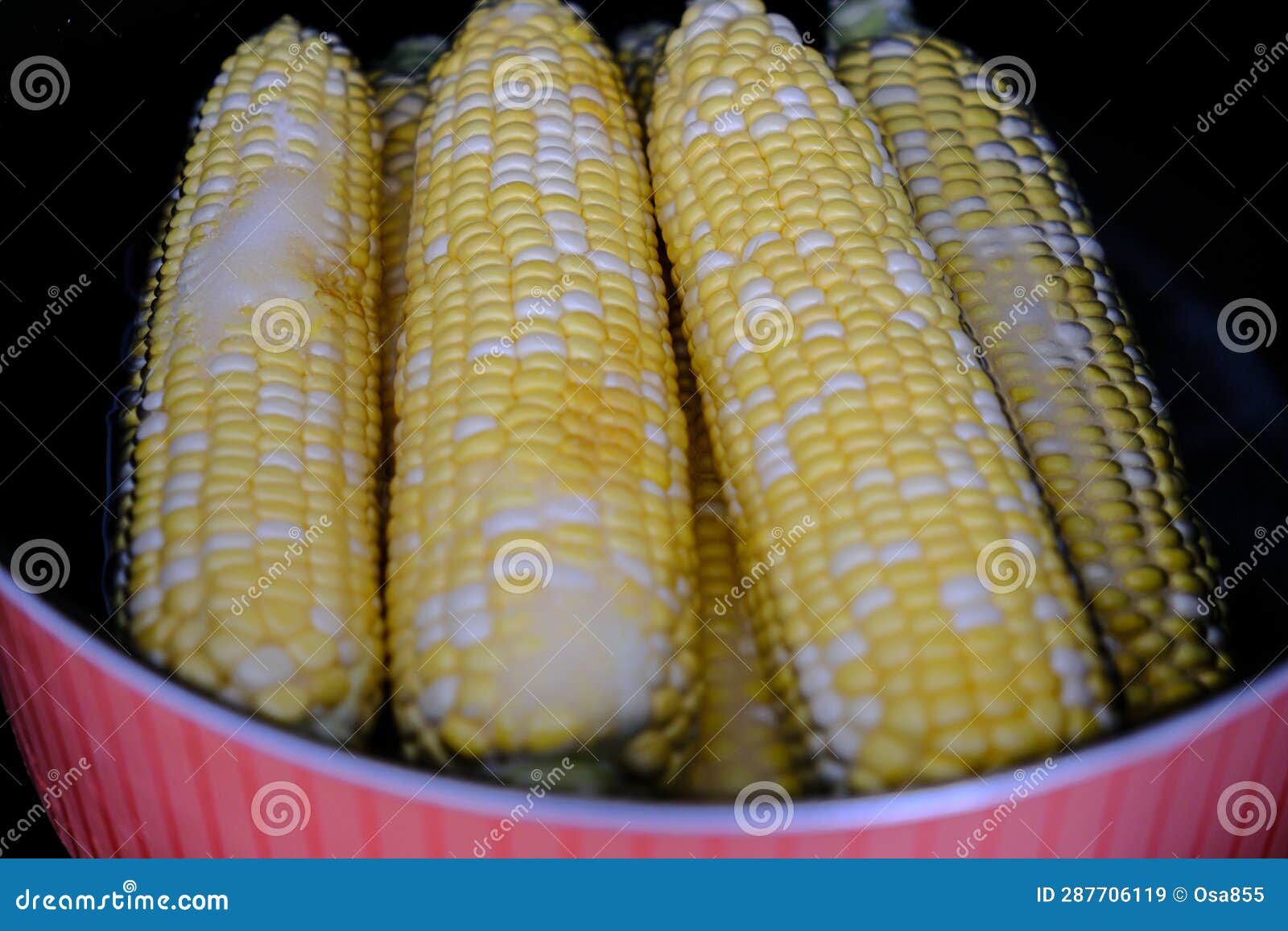 Ears of Corn in Pot To Be Boiled Stock Image - Image of food, corncob ...