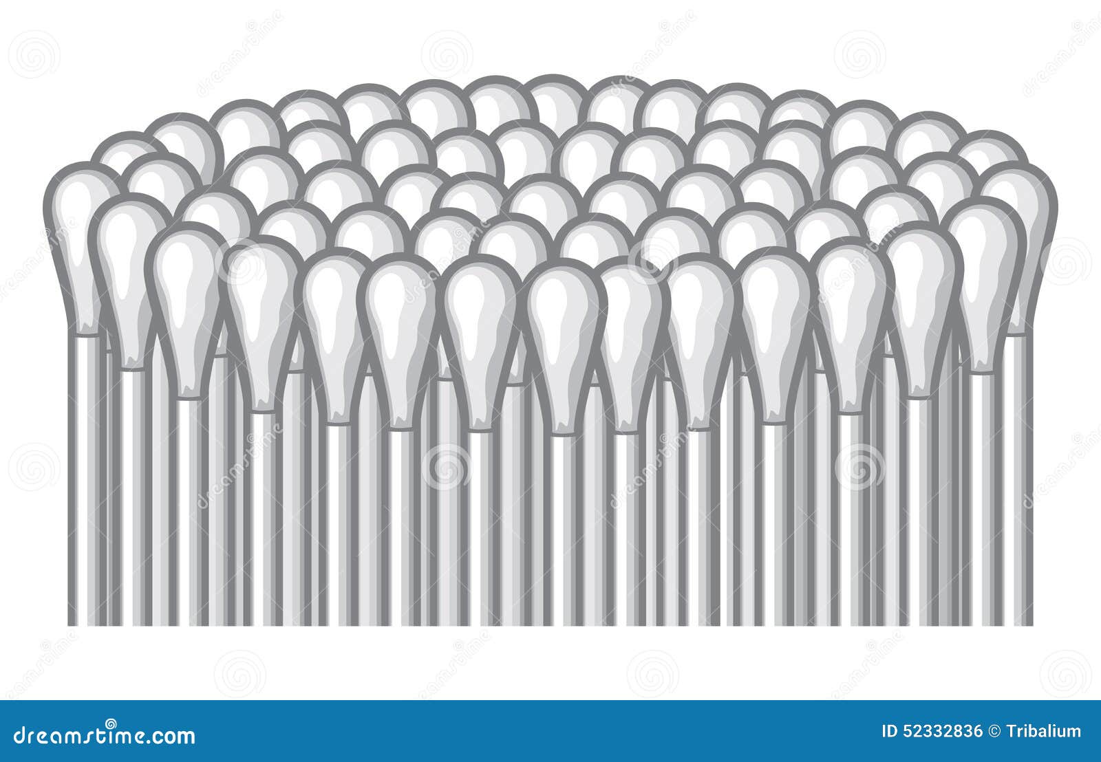 Ears stick stock vector. Illustration of makeup, container - 52332836