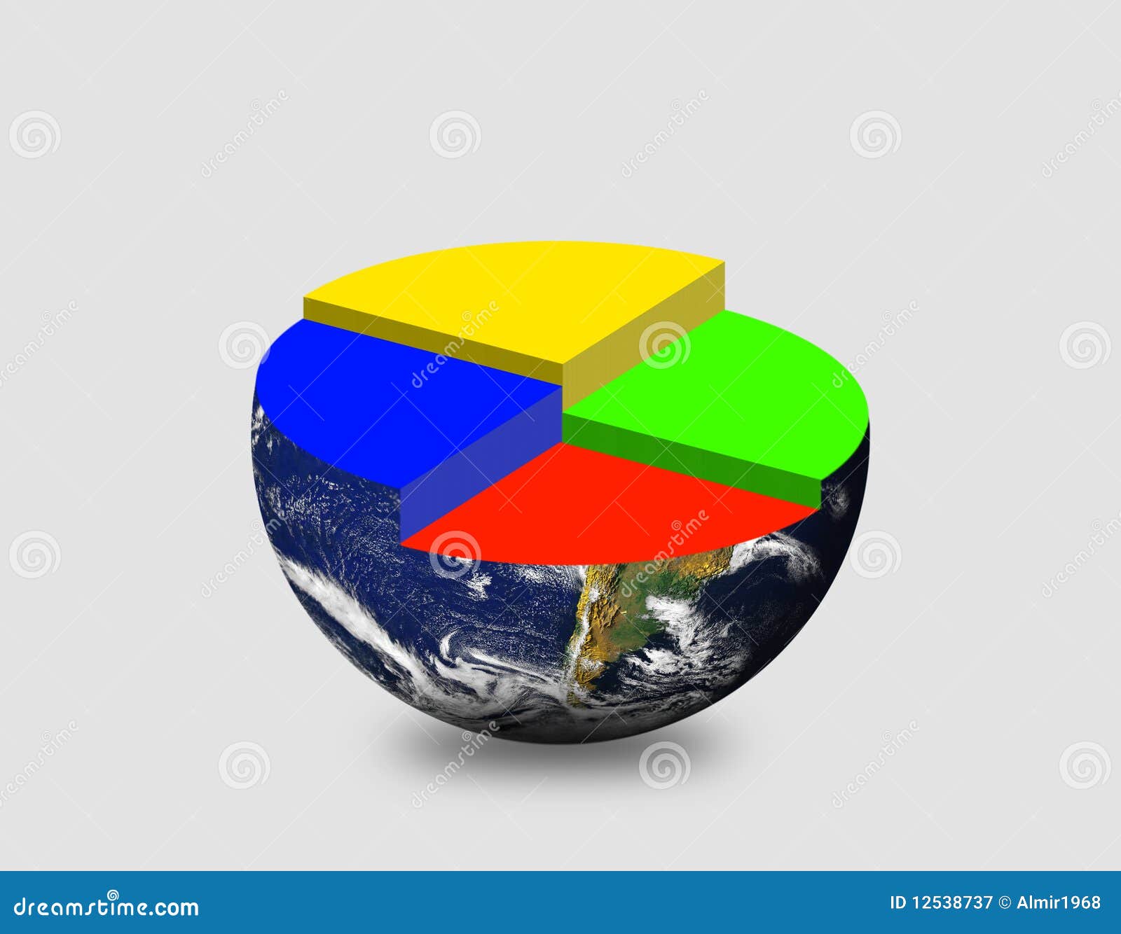 Earth stock illustration. Illustration of abstract, chart - 12538737