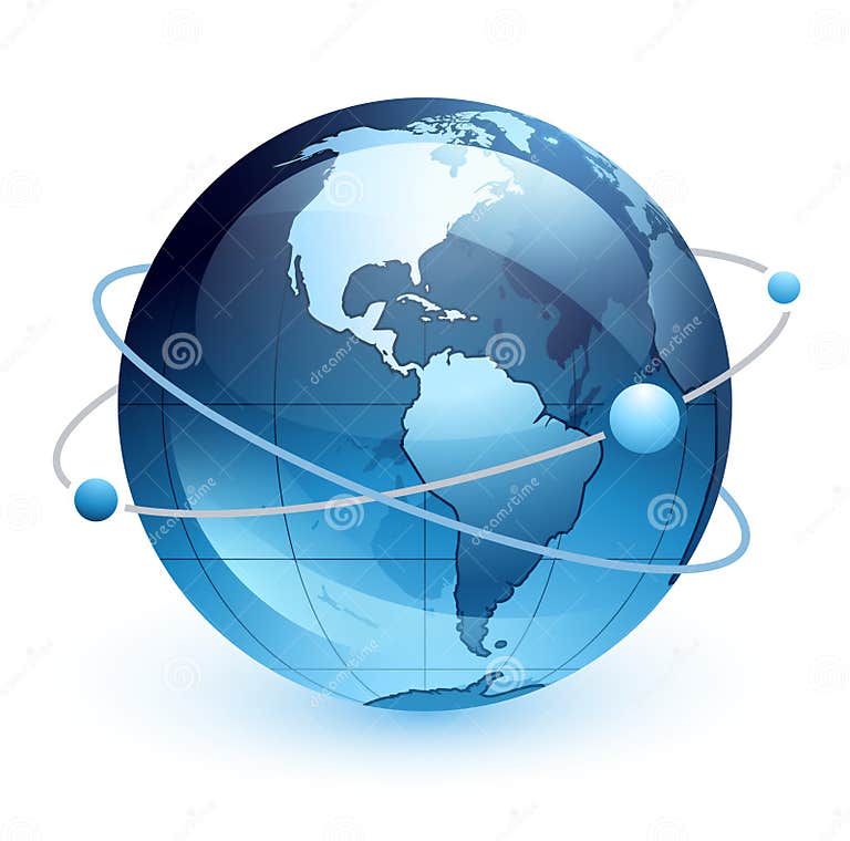 Earth stock vector. Illustration of computer, land, canada - 19621085
