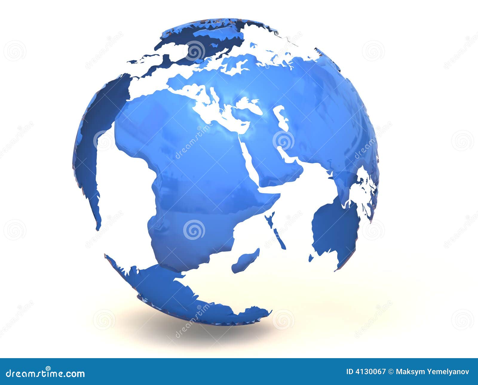 Earth. 3d stock illustration. Illustration of america - 4130067