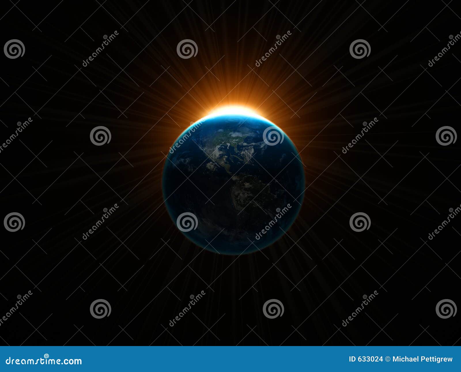 Earth stock illustration. Illustration of planet, astronomy - 633024