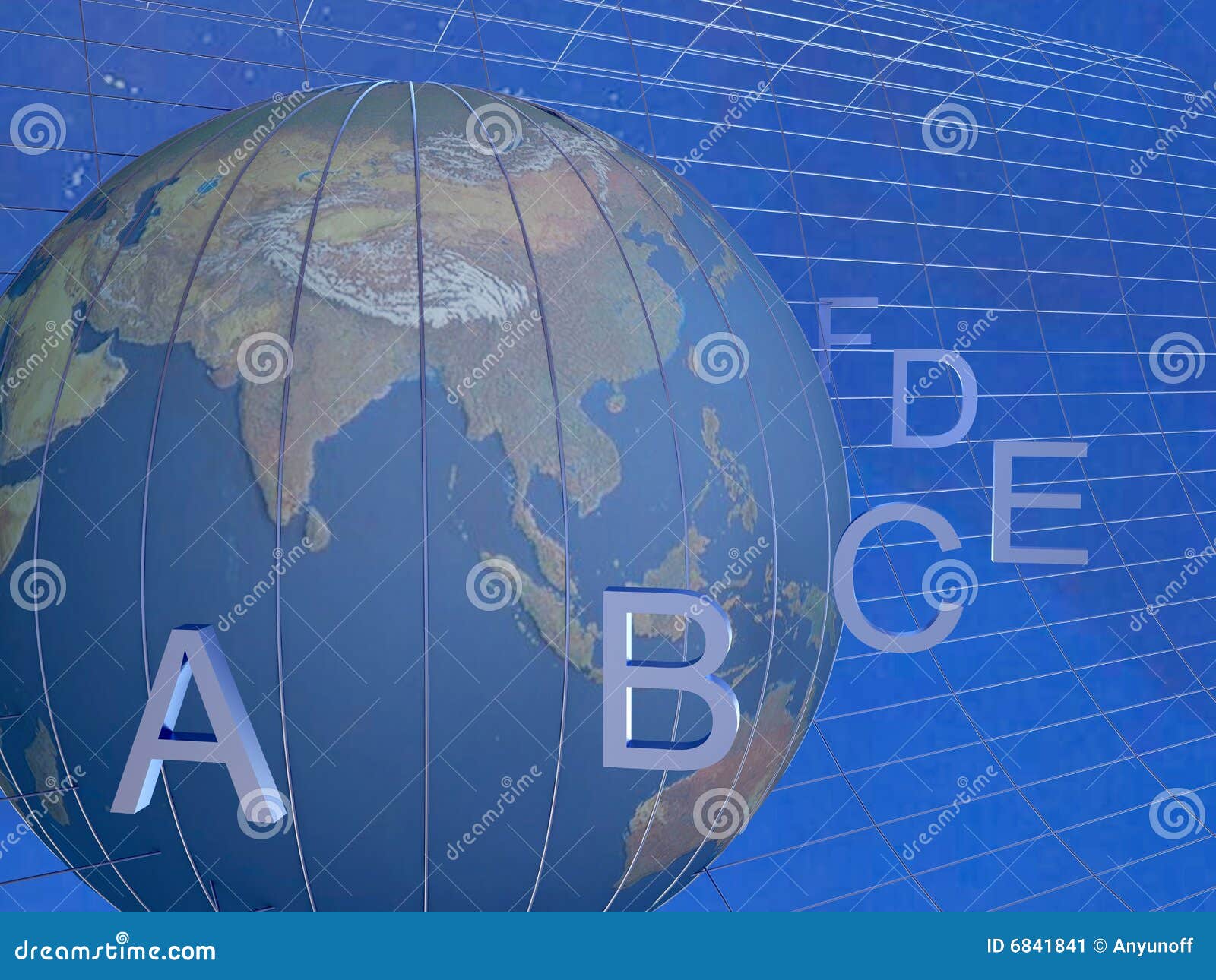 Earth stock illustration. Illustration of sphere, cartography - 6841841