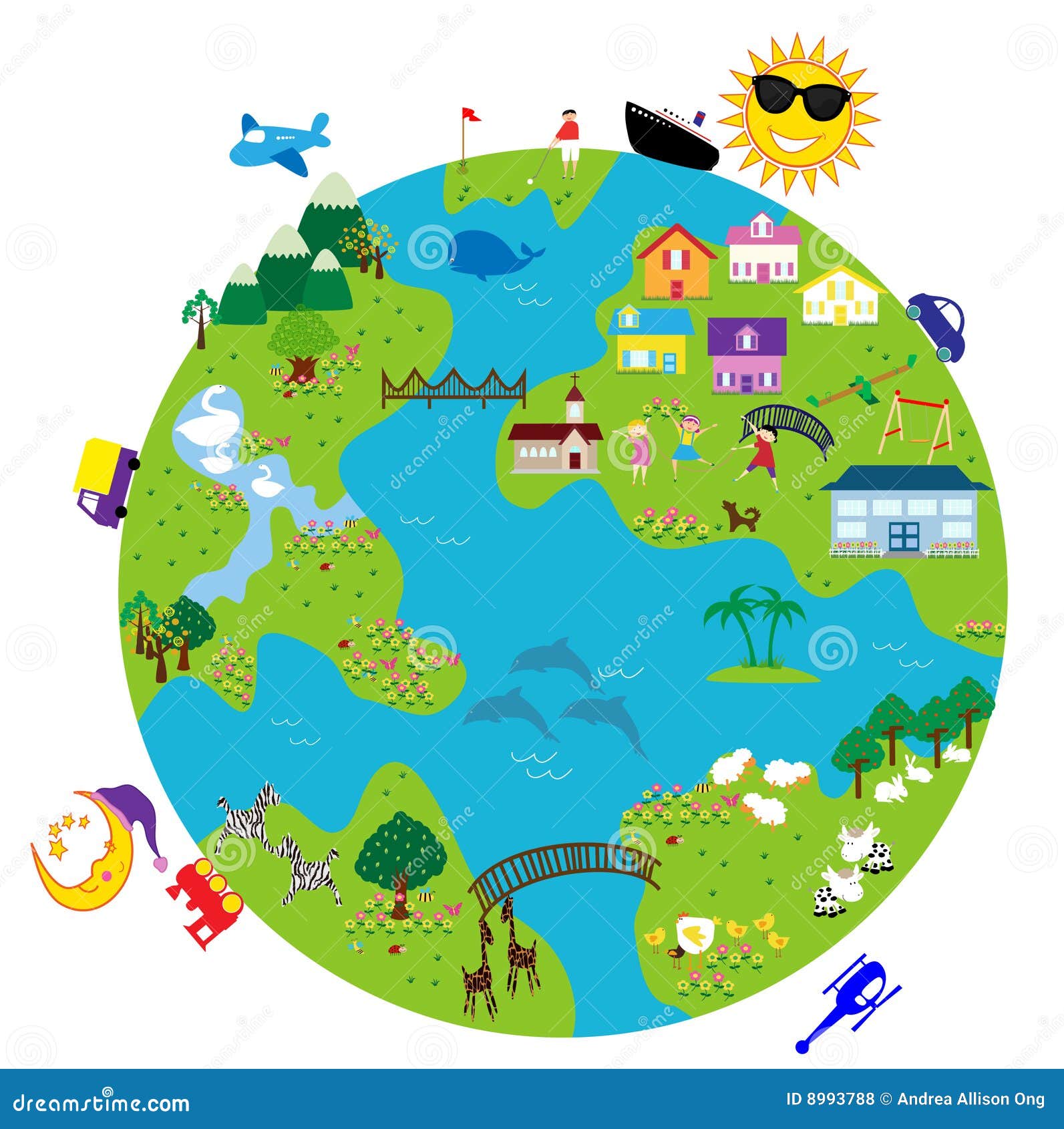 Earth stock vector. Illustration of environment, ecology - 8993788
