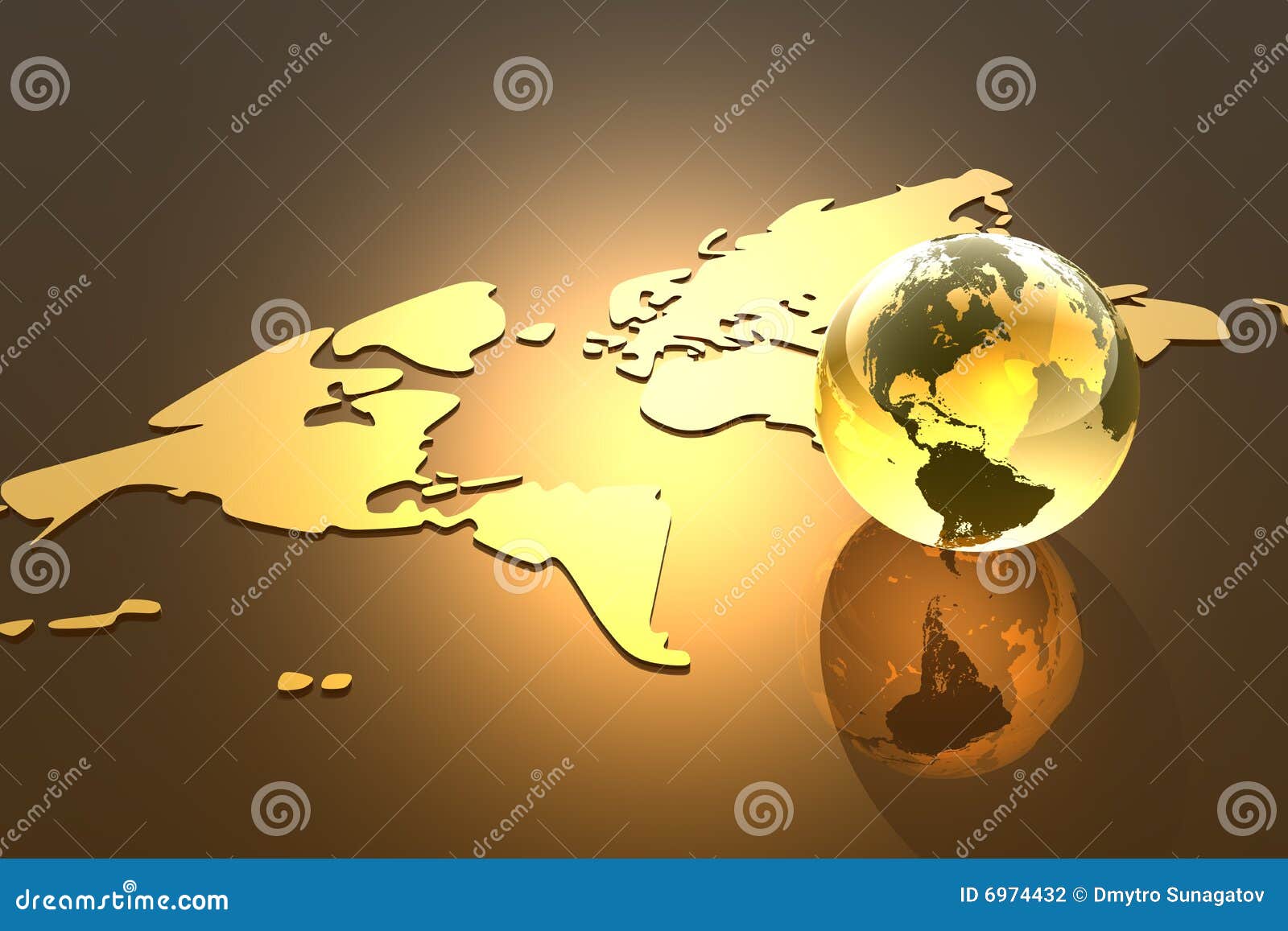 Earth, Abstract 3d Illustration Stock Illustration - Illustration of ...