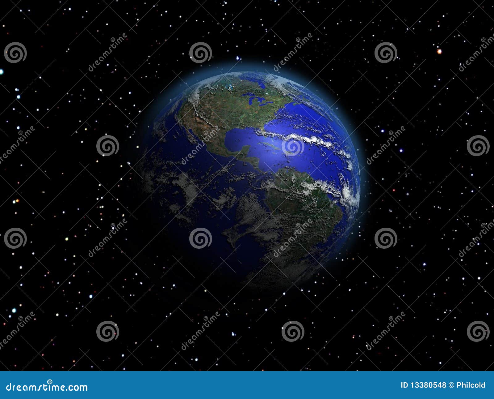 Earth alone stock illustration. Illustration of cosmos - 13380548