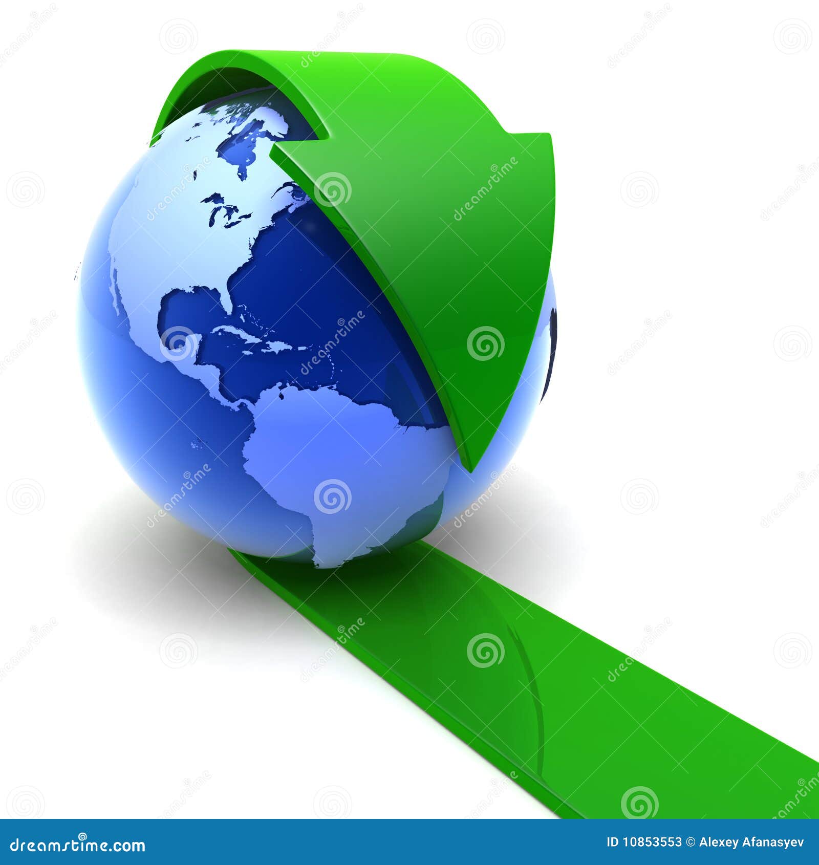 Earth_arrow stock illustration. Illustration of environment - 10853553